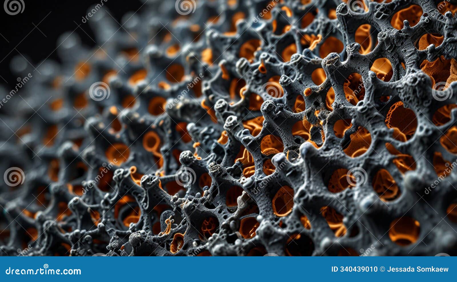 Nanoscale Microstructures in Printed Materials Stock Illustration ...