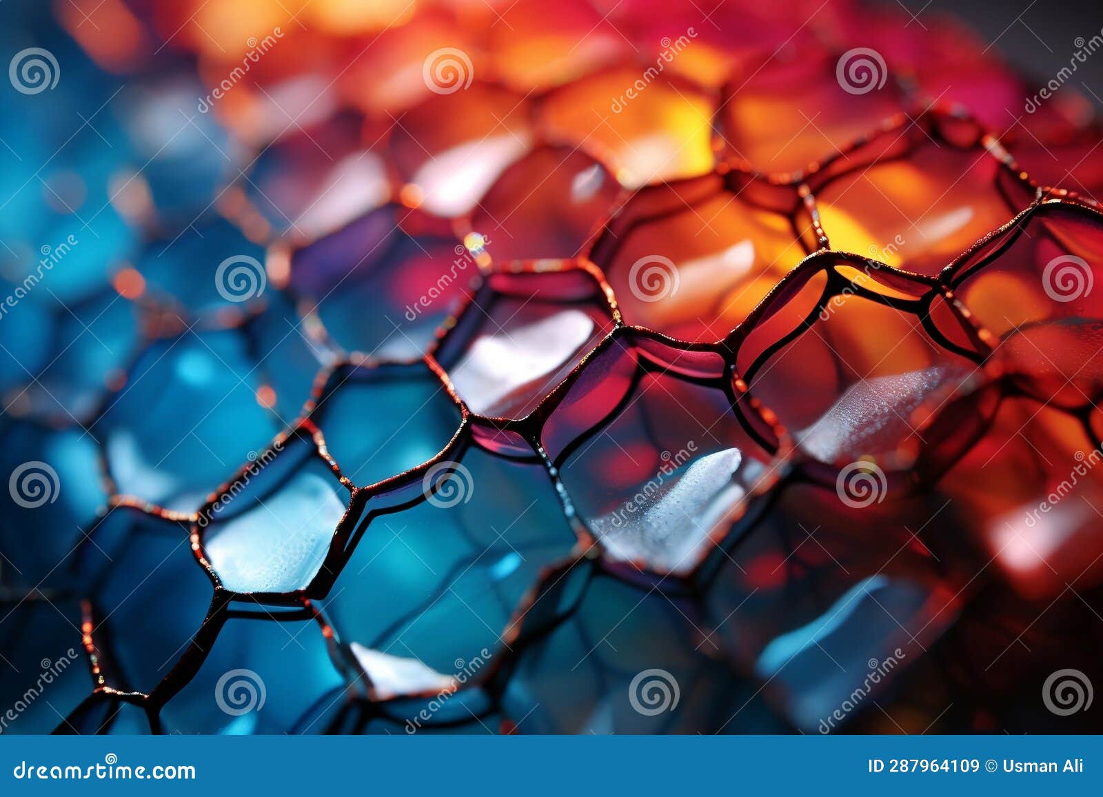 Nanostructured Sheets Molecular Layers and Nanotechnology. Ai Stock ...