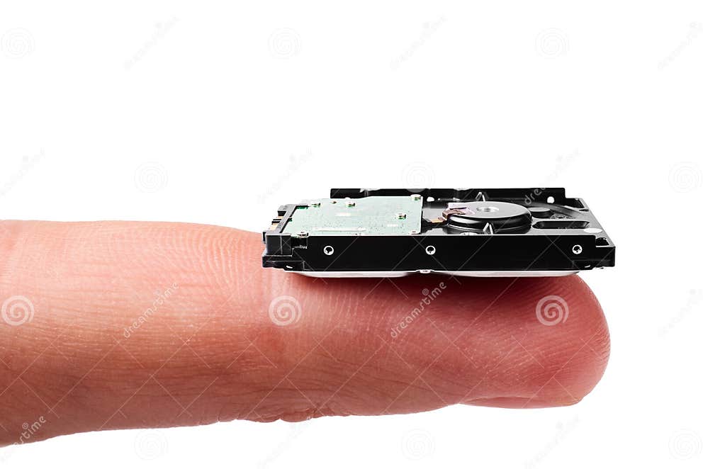 Nanotechnologies: Tiny Hard Drive Stock Photo - Image of memory ...