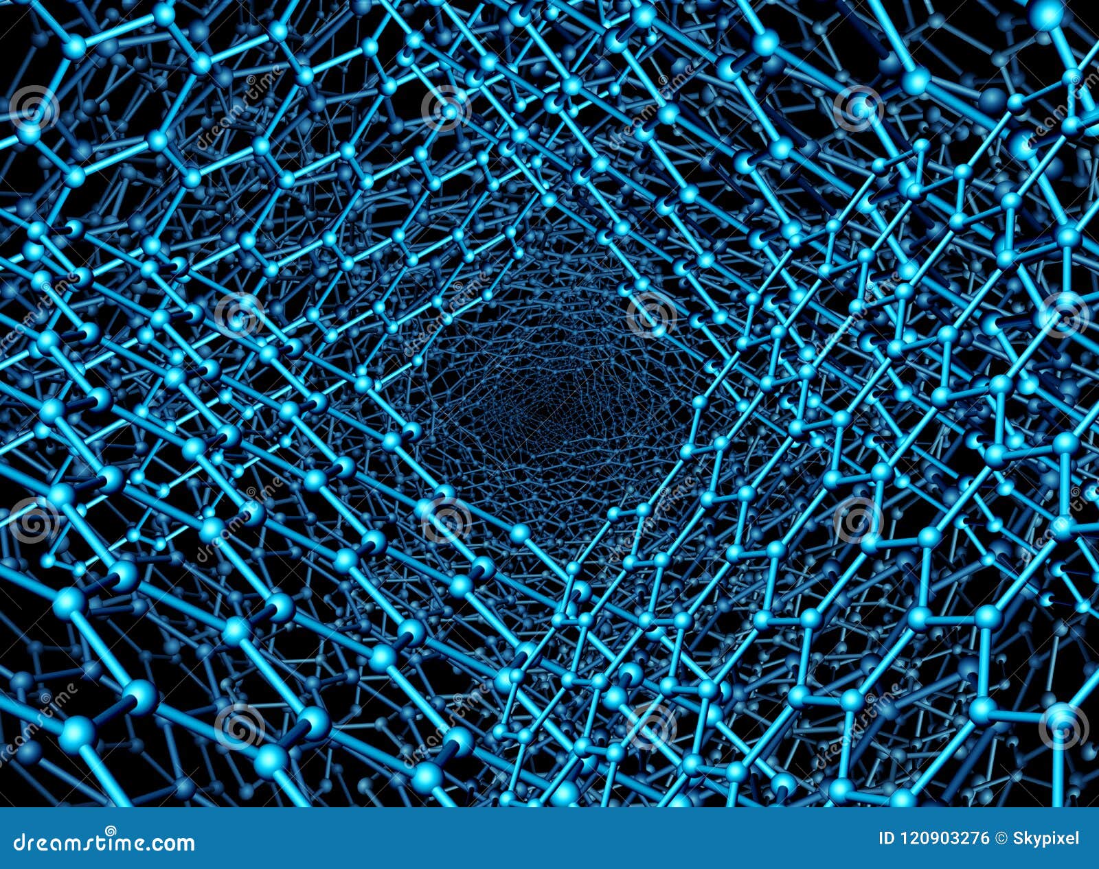 Nanotechnology Background Illustration Stock Illustration ...