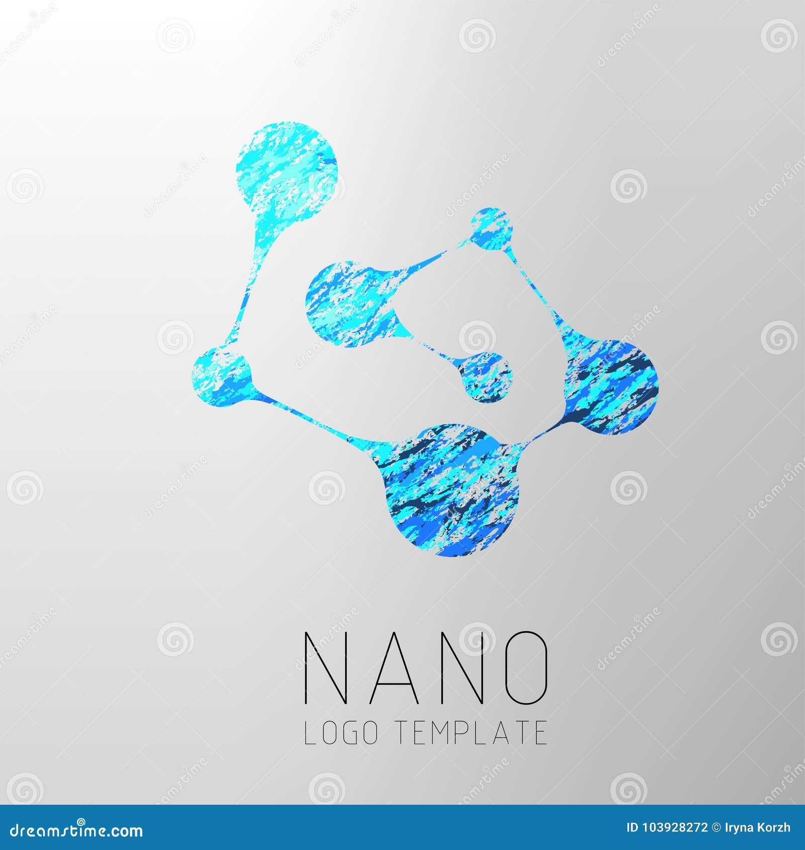 Nanotechnology Creative Logo Design. Vector Logo Template. Creative ...