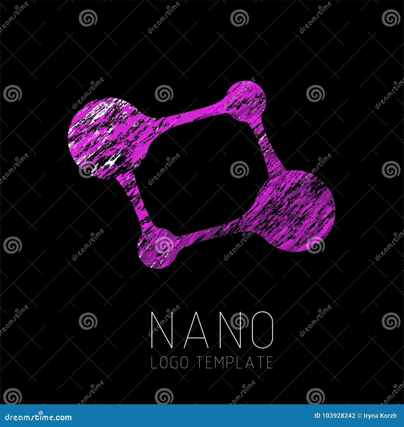 Nanotechnology Creative Logo Design. Vector Logo Template. Creative ...