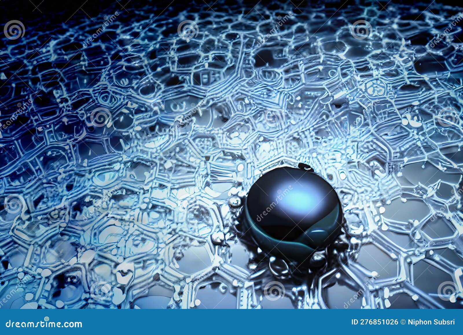 The Nanotechnology for Technology Concept, Ai Generative Image Stock ...