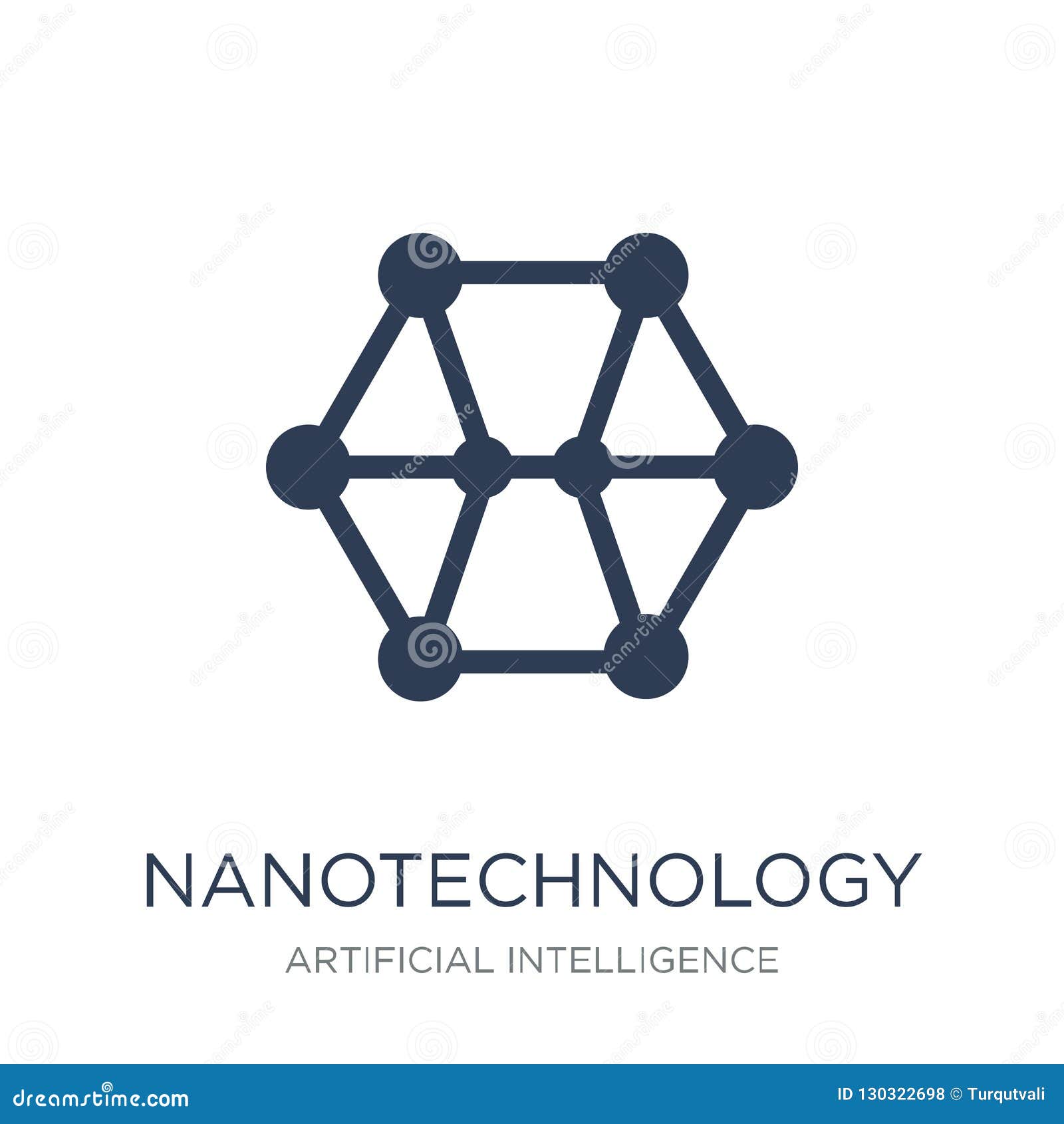 Nanotechnology Icon Set In Thin Line Style Vector Illustration ... Nanotechnology Icon Set In Thin Line Style Vector Illustration ...