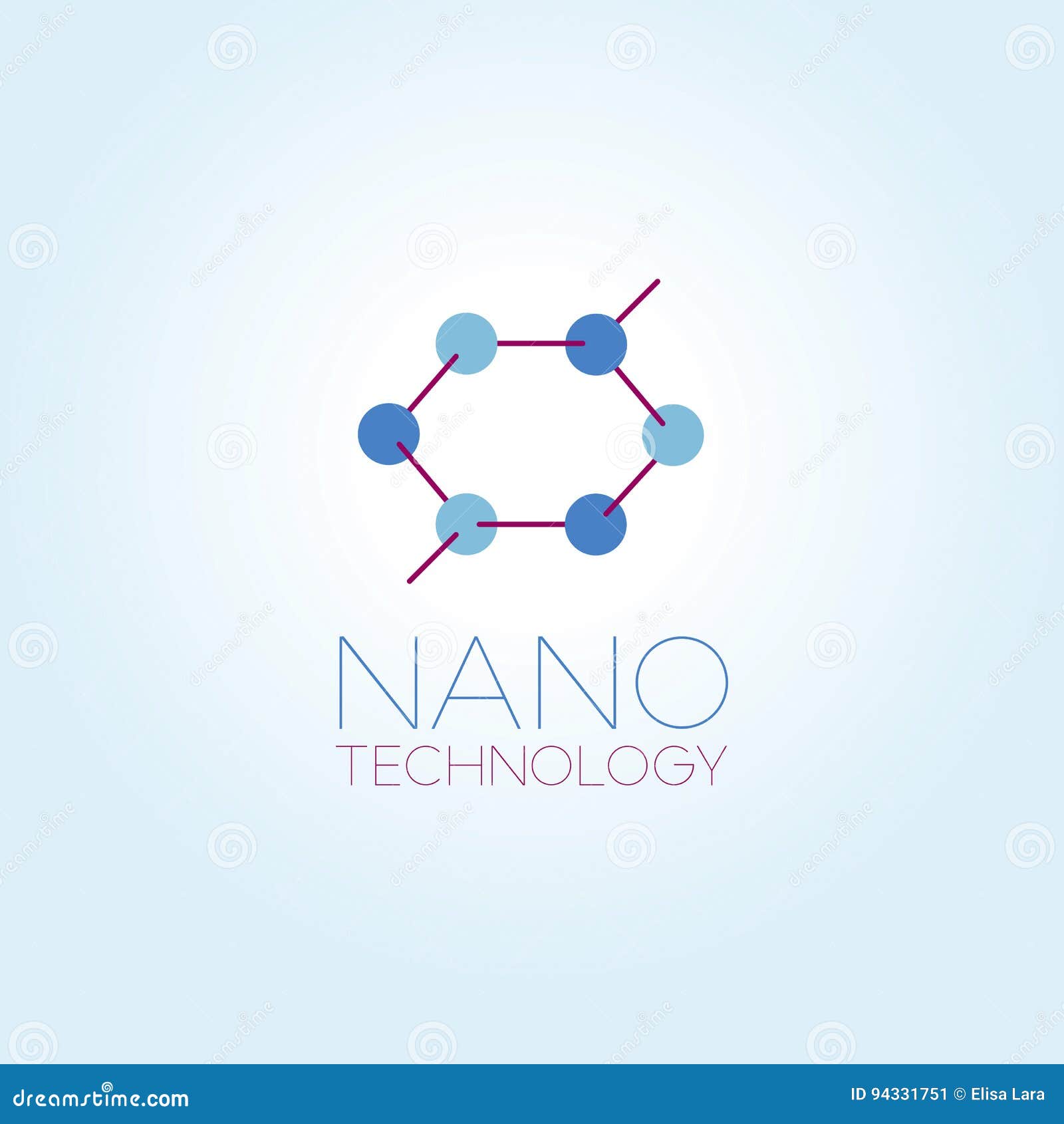 Nanotechnology Logo Template. Stock Vector - Illustration of analysis ...