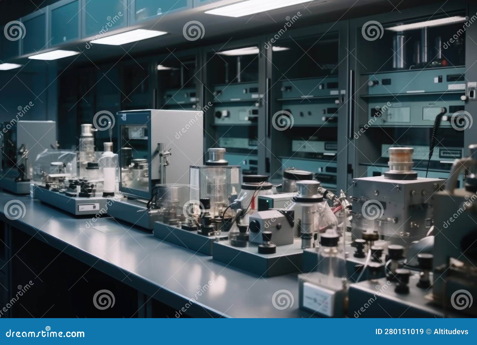 Nanotechnology Materials Science Laboratory, with Instruments and ...