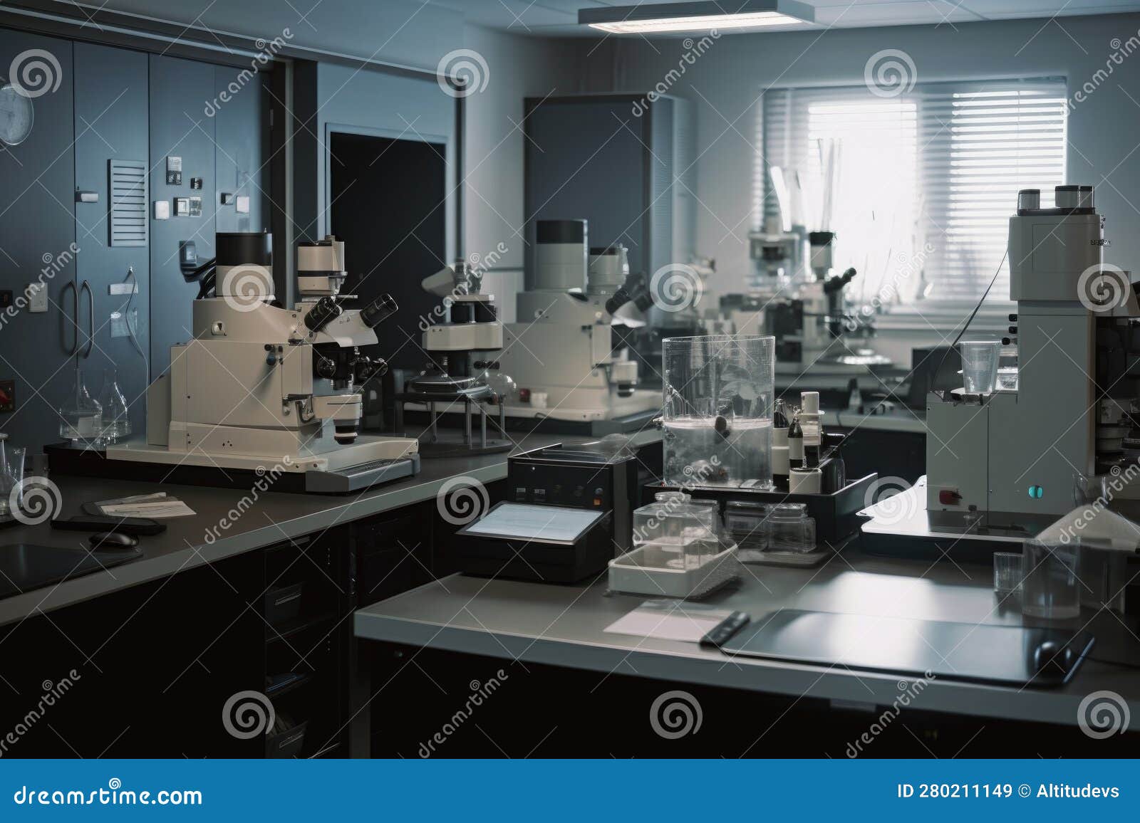 Nanotechnology Materials Science Laboratory, with Instruments and ...