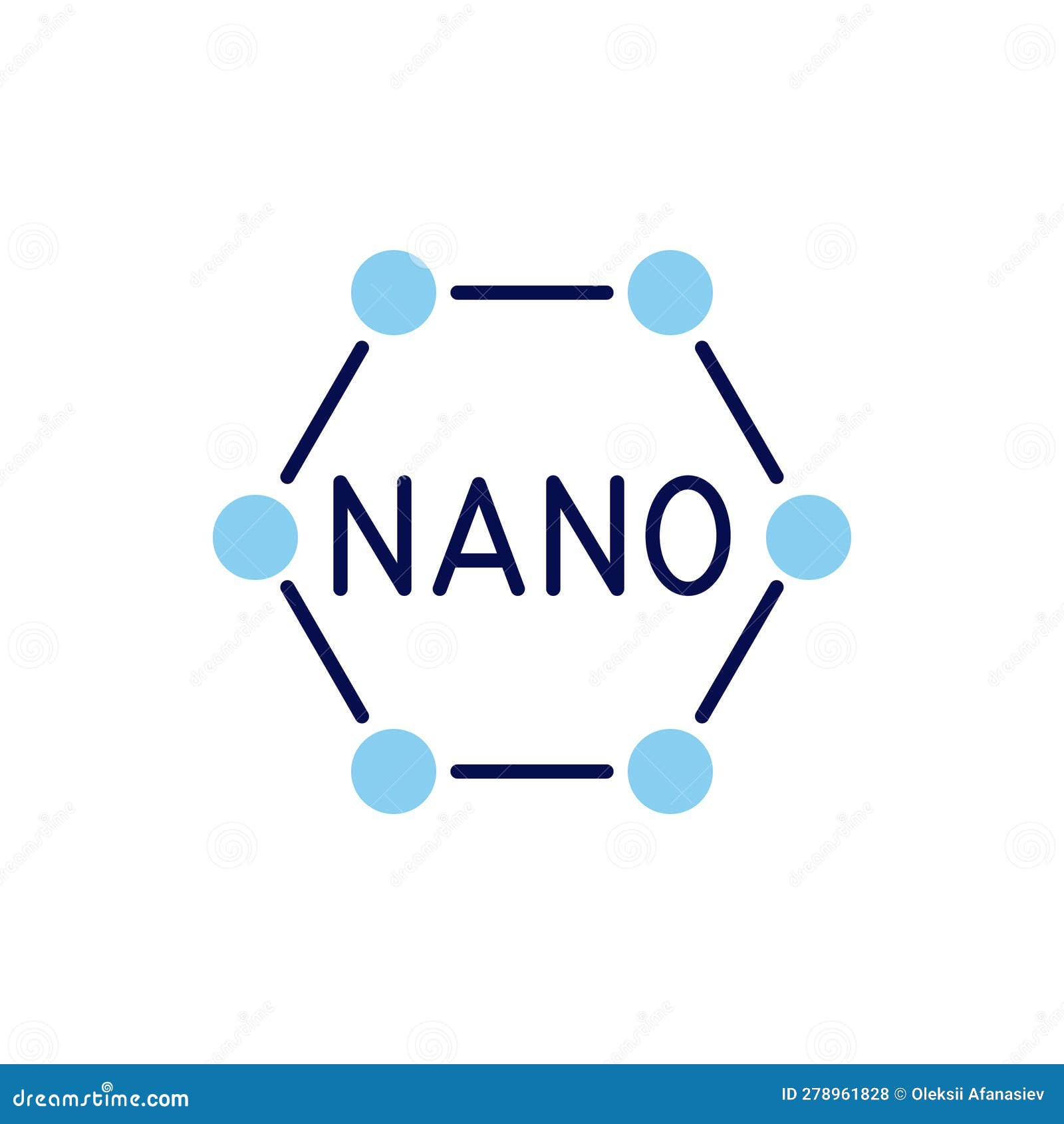 Nanotechnology Related Vector Icon. Stock Vector - Illustration of ...