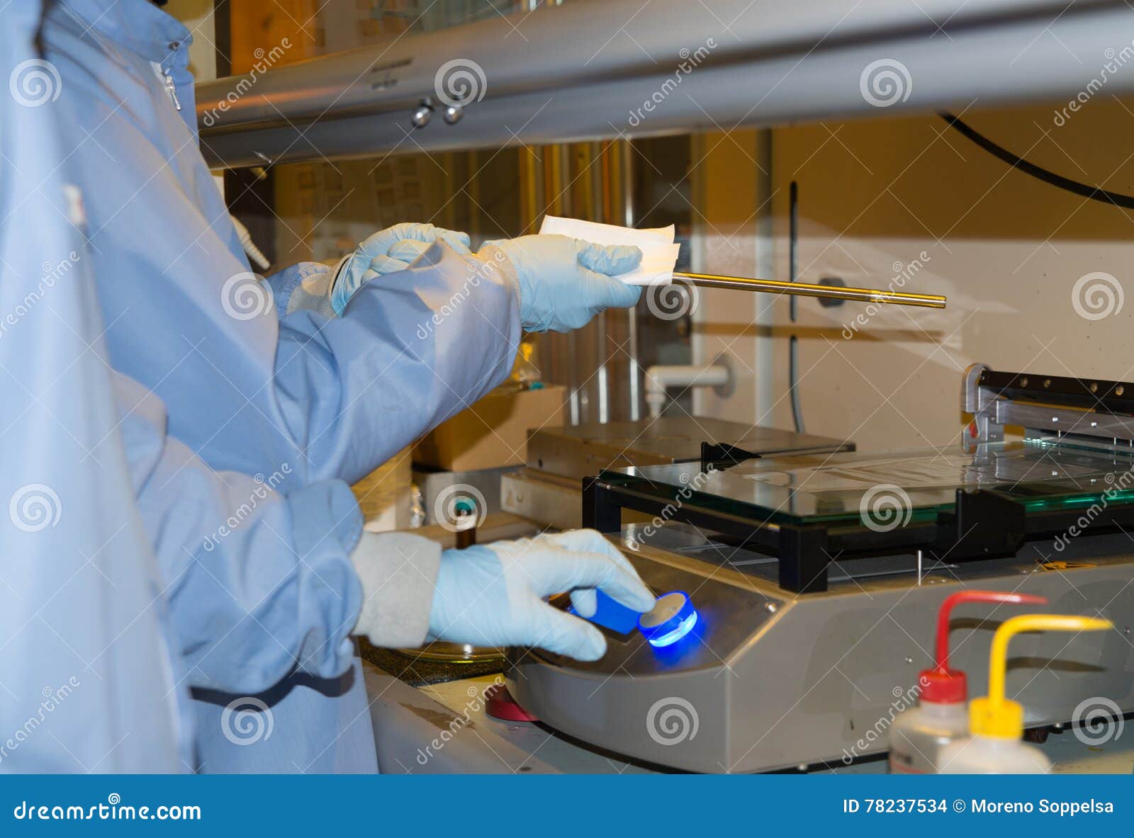 Nanotechnology Research Laboratory Stock Photo - Image of study ...