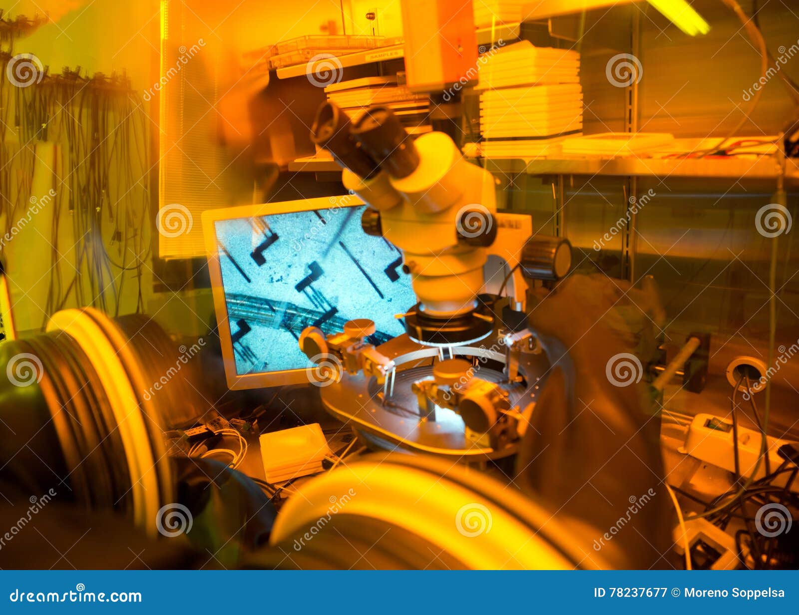 Nanotechnology Research Laboratory Stock Image - Image of nano ...