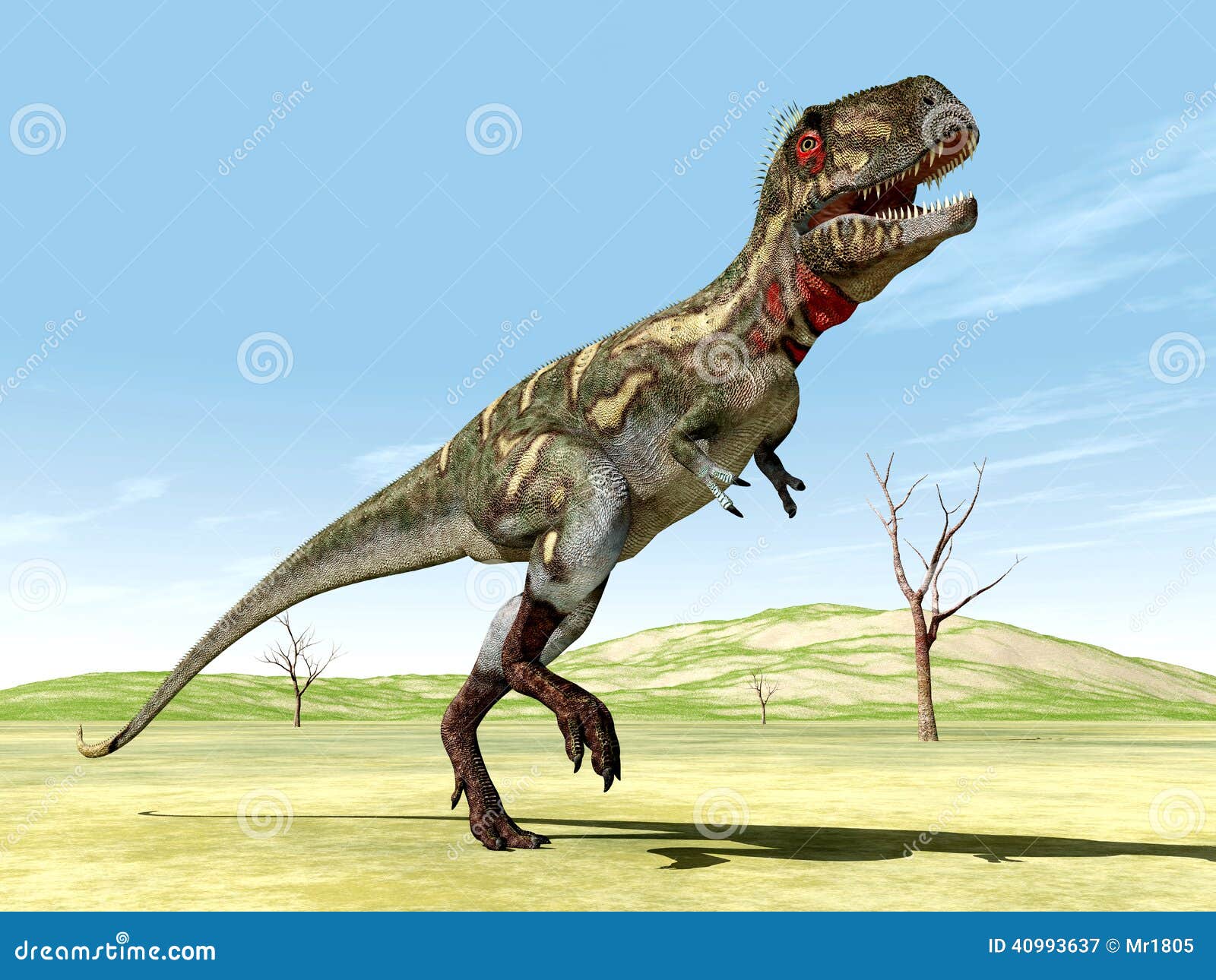 Nanotyrannus stock illustration. Illustration of generated - 40993637