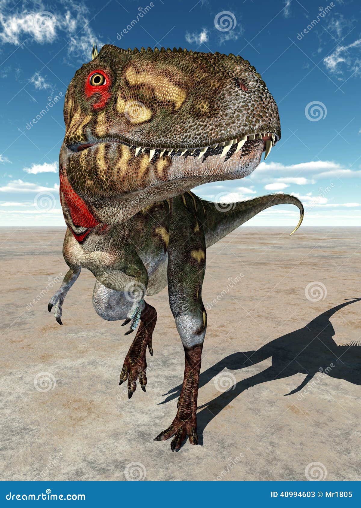 Nanotyrannus stock illustration. Illustration of palaeontology - 40994603