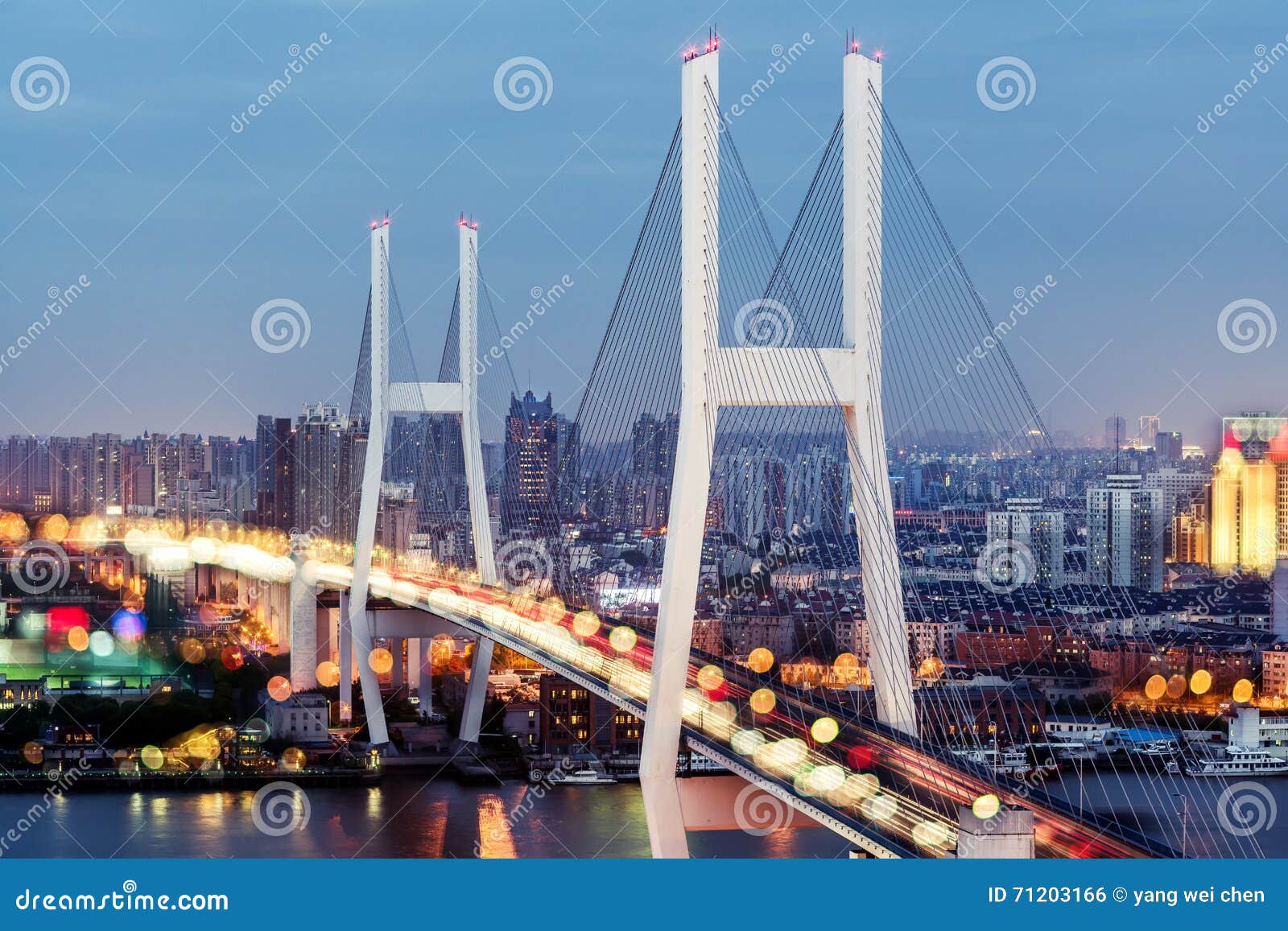 The Nanpu Bridge and Overpass Editorial Photo - Image of development ...