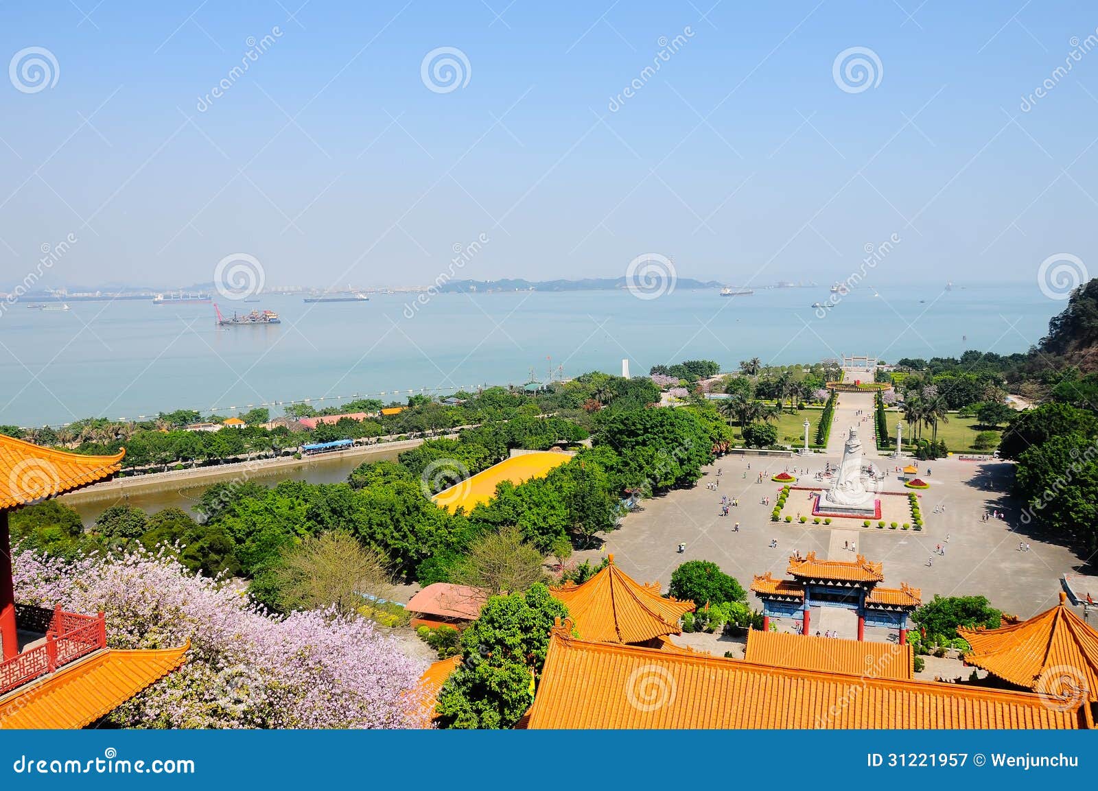 Nansha Tienhou temple stock image. Image of culture, guangzhou - 31221957