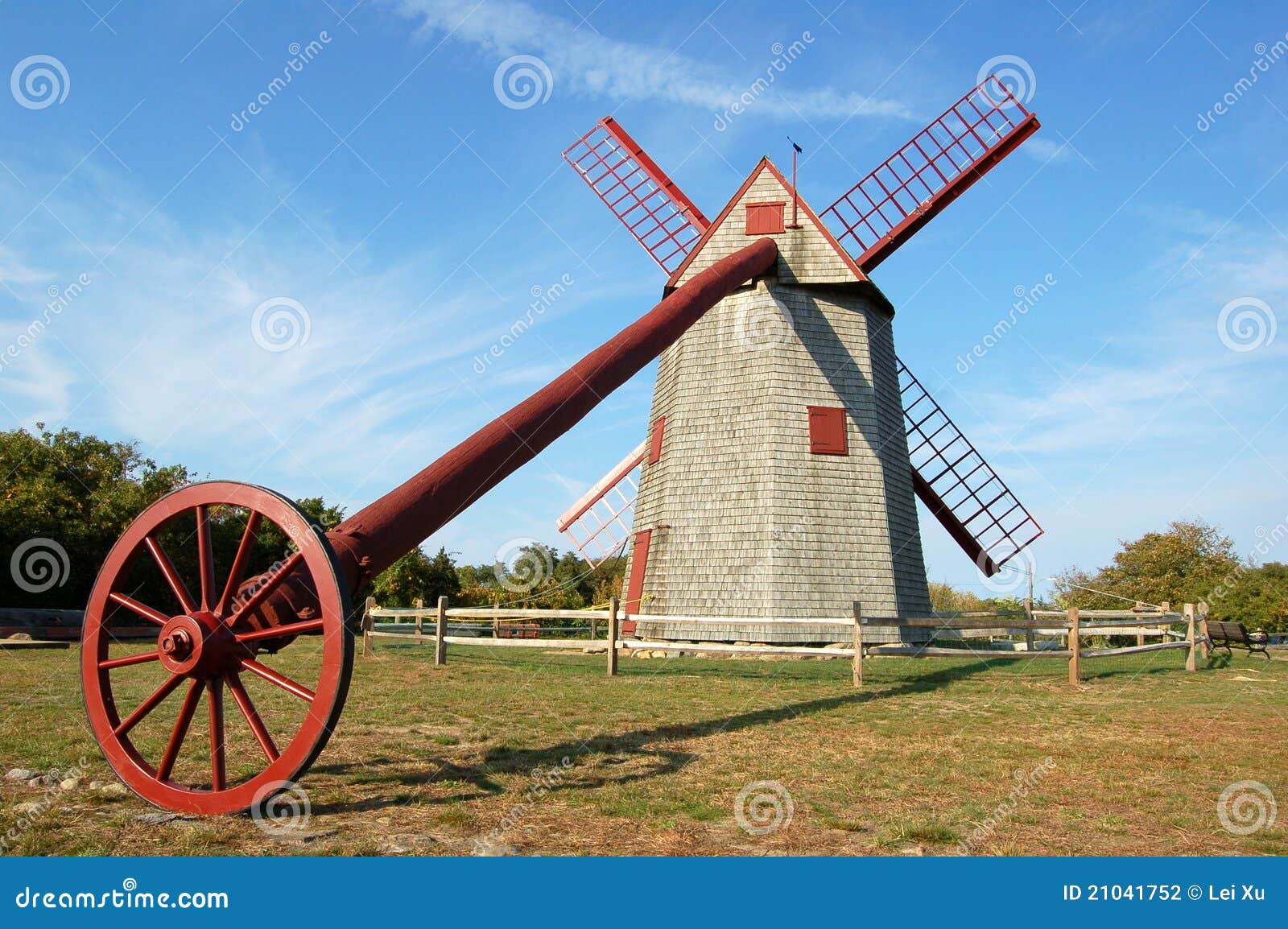 Nantucket, MA: 1746 Old Mill Stock Photo - Image of original, machinery ...