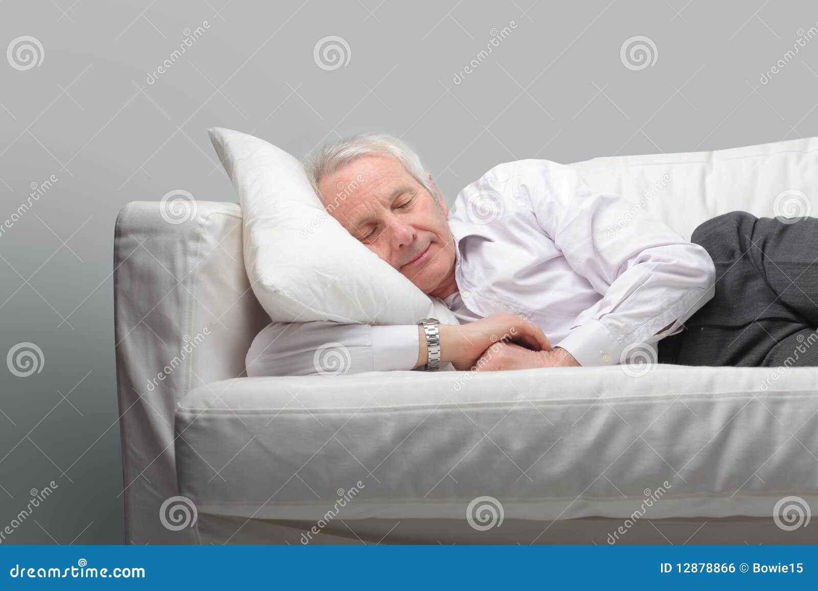 Nap stock photo. Image of portrait, senior, white, serenity - 12878866