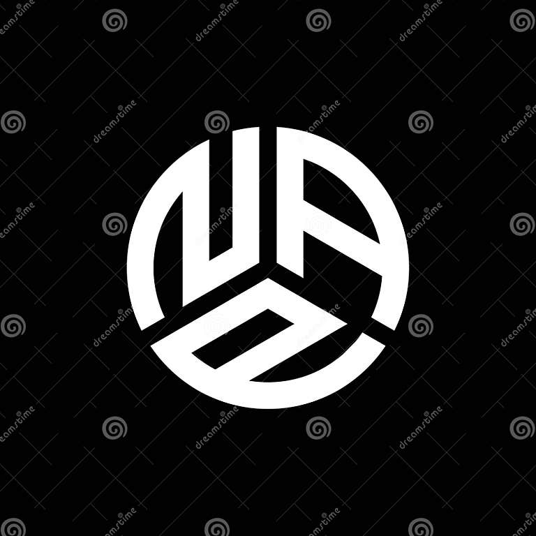 NAP Letter Logo Design on Black Background. NAP Creative Initials ...