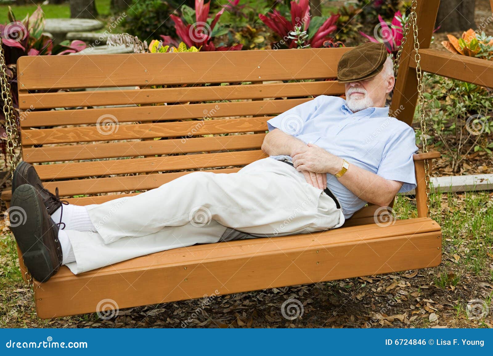 Nap in the Park stock photo. Image of retirement, lifestyle - 6724846