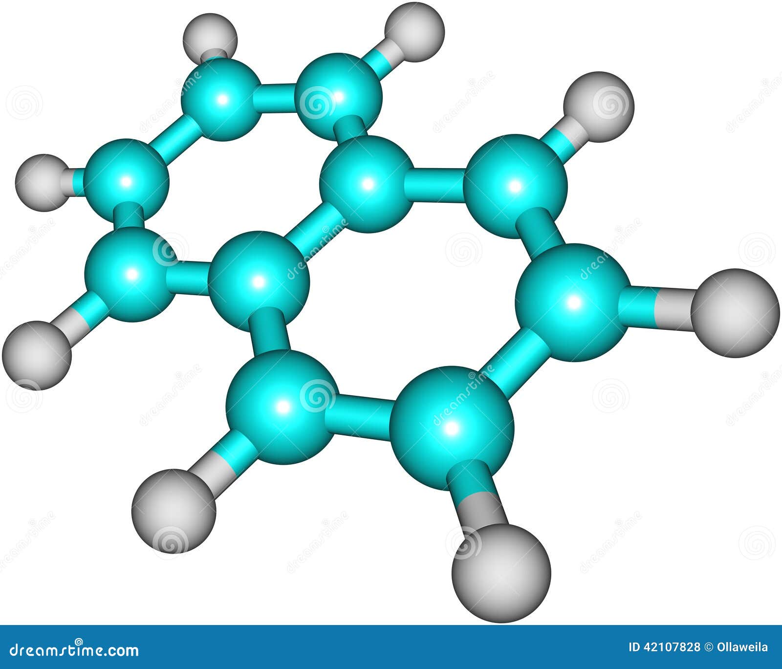 Naphthalene Hydrocarbon Molecule Royalty-Free Cartoon | CartoonDealer ...