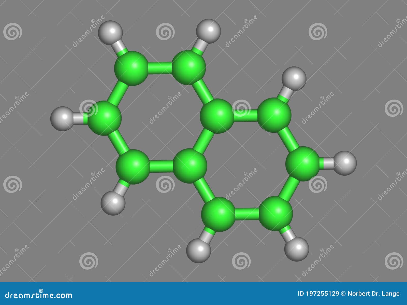 Naphthalene, Molecular Structures, 3d Model, Structural Chemical ...