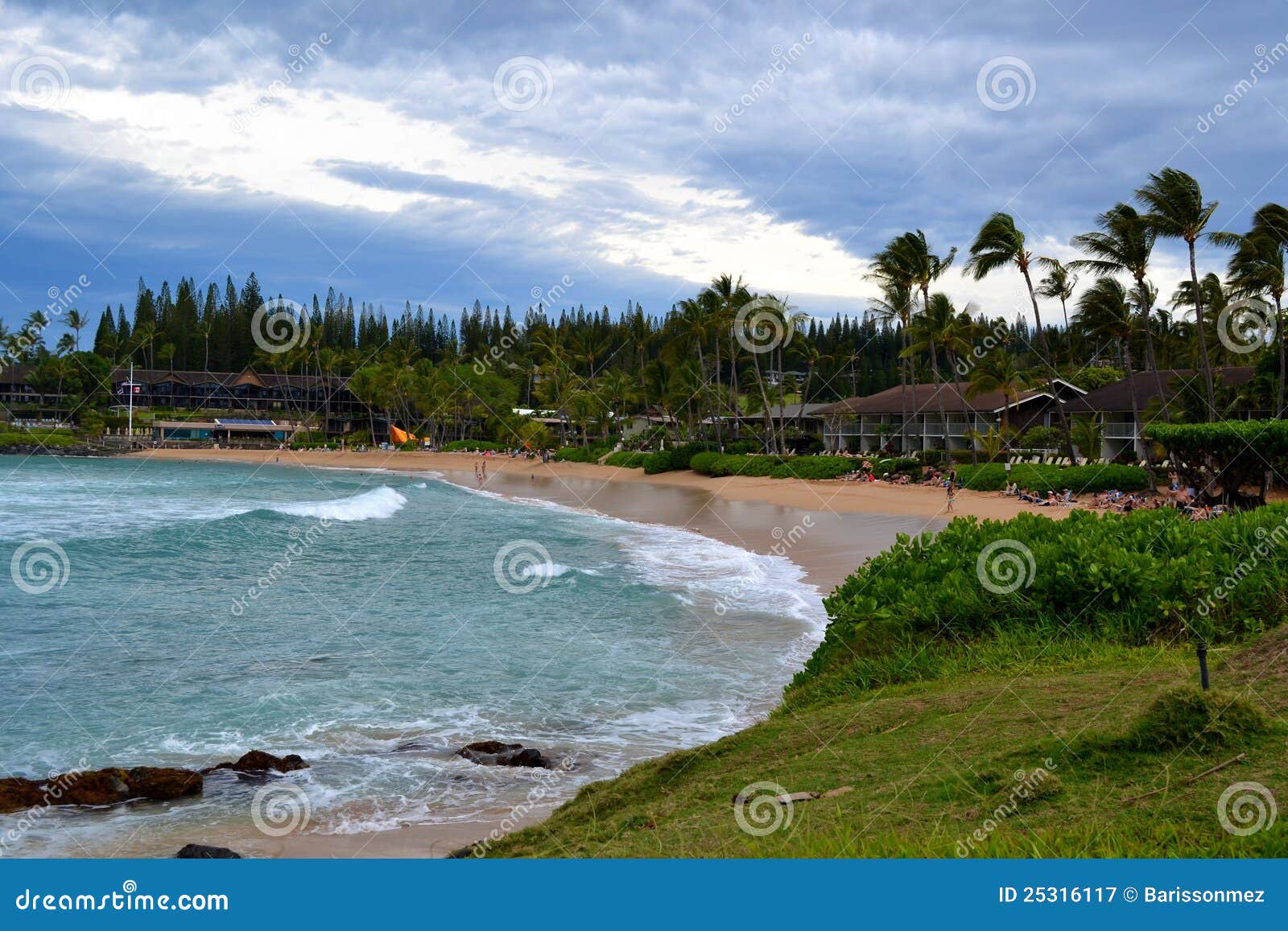Napili bay stock image. Image of relaxation, pacific - 25316117