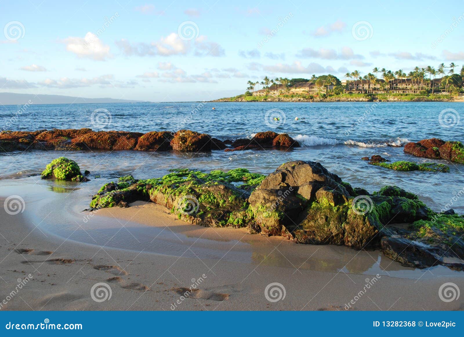 Napili Bay 3 stock photo. Image of ocean, sunshine, pool - 13282368