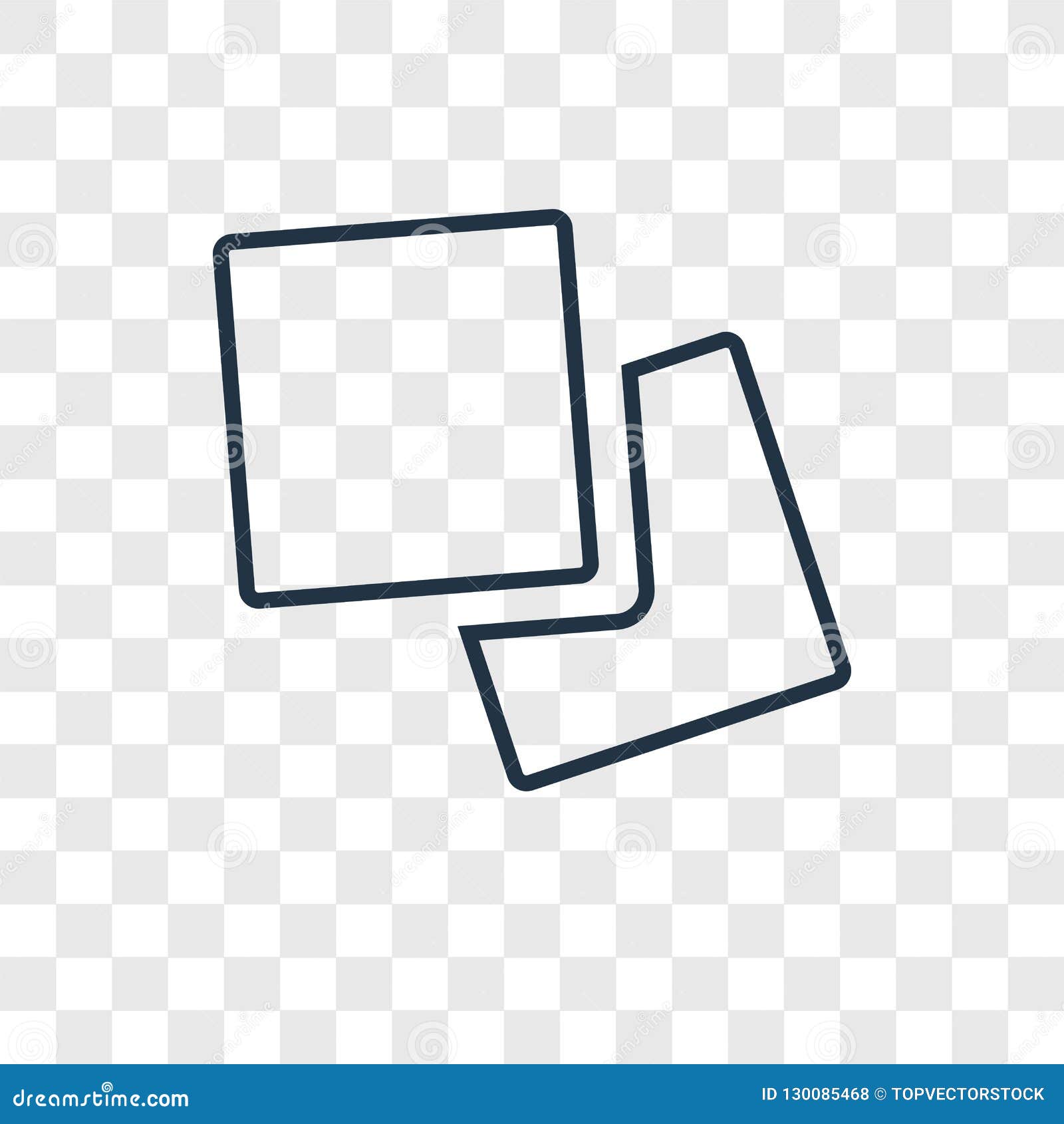 Napkin Concept Vector Linear Icon Isolated on Transparent Background ...