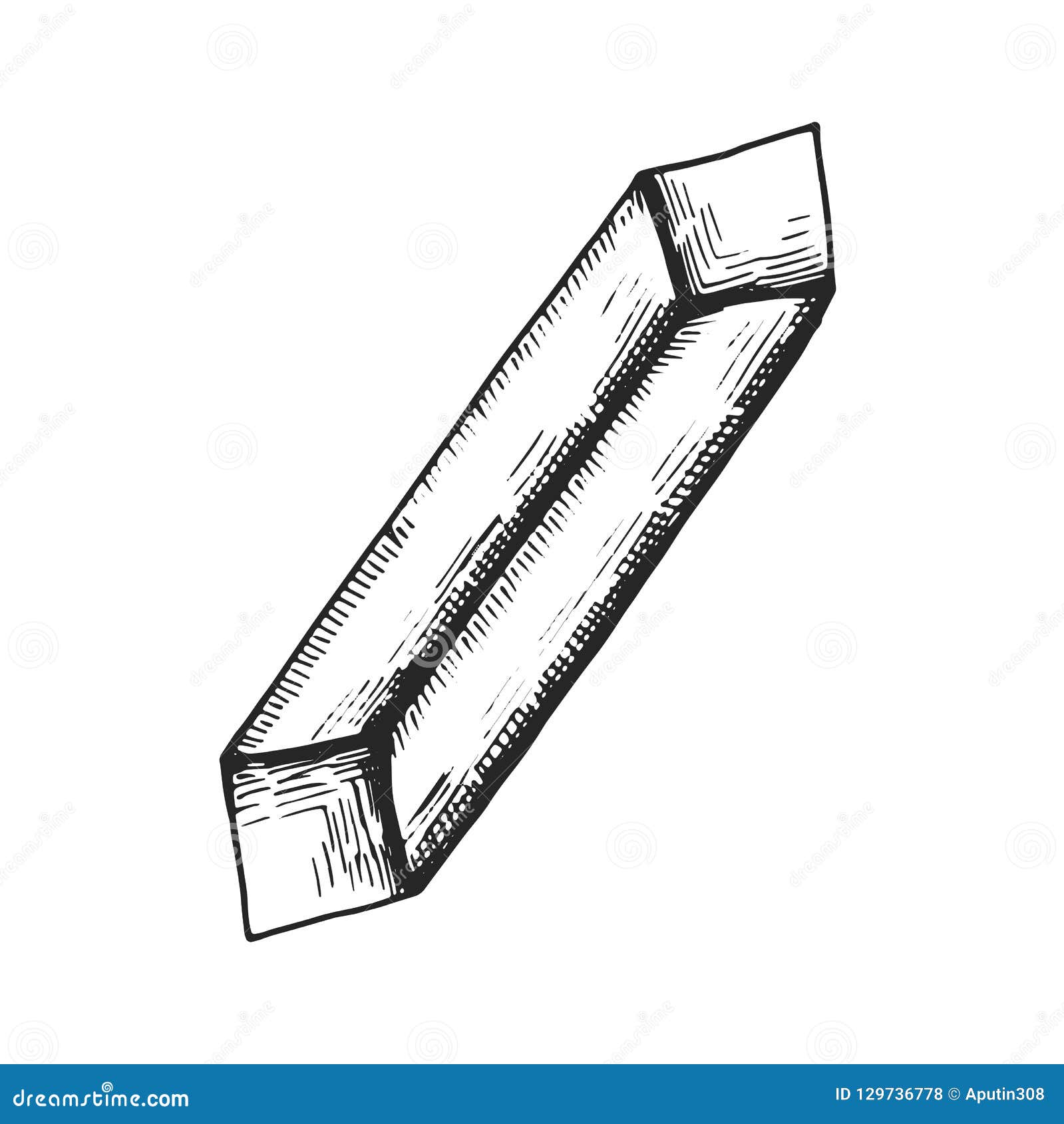 Napkin Dining Room Paper Sketch. Isolated Drawing Stock Vector ...