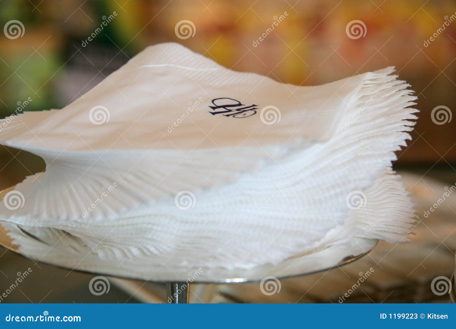Napkins stock image. Image of crowd, arranged, drink, mass - 1199223