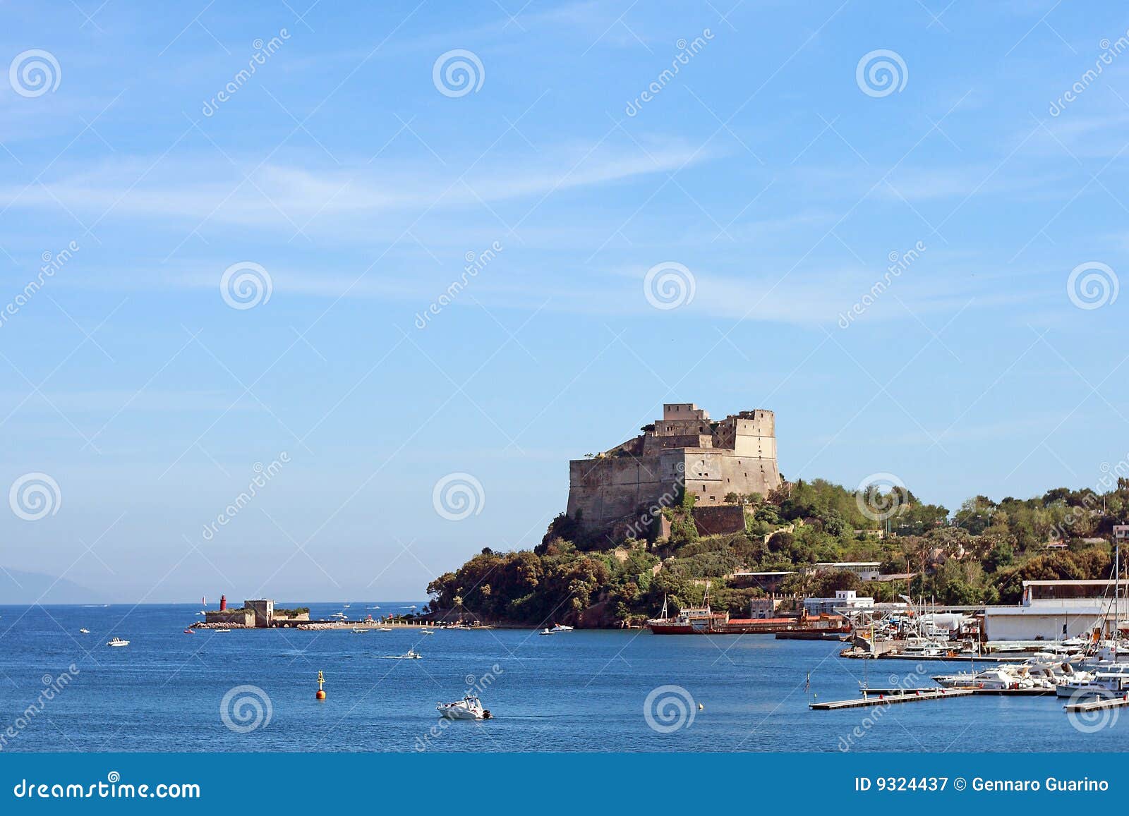 Naples-Baia-the Castle stock image. Image of italian, museum - 9324437