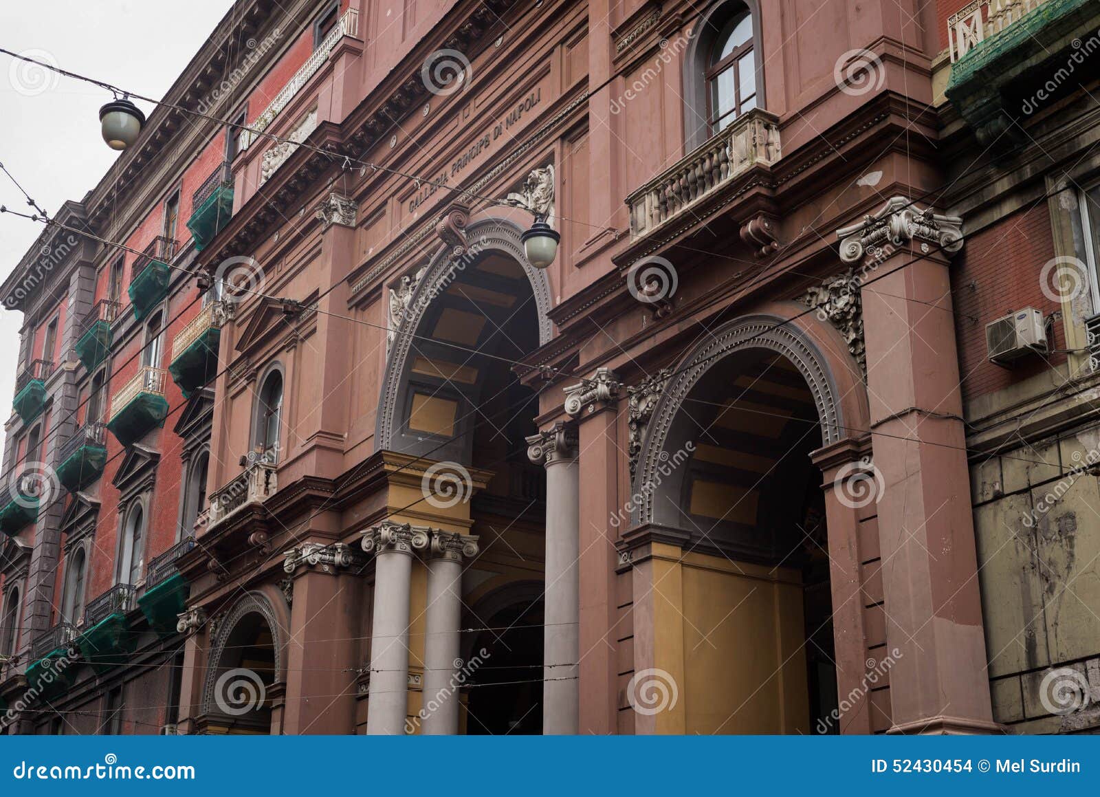 Naples, Italy editorial stock image. Image of italy, facades - 52430454