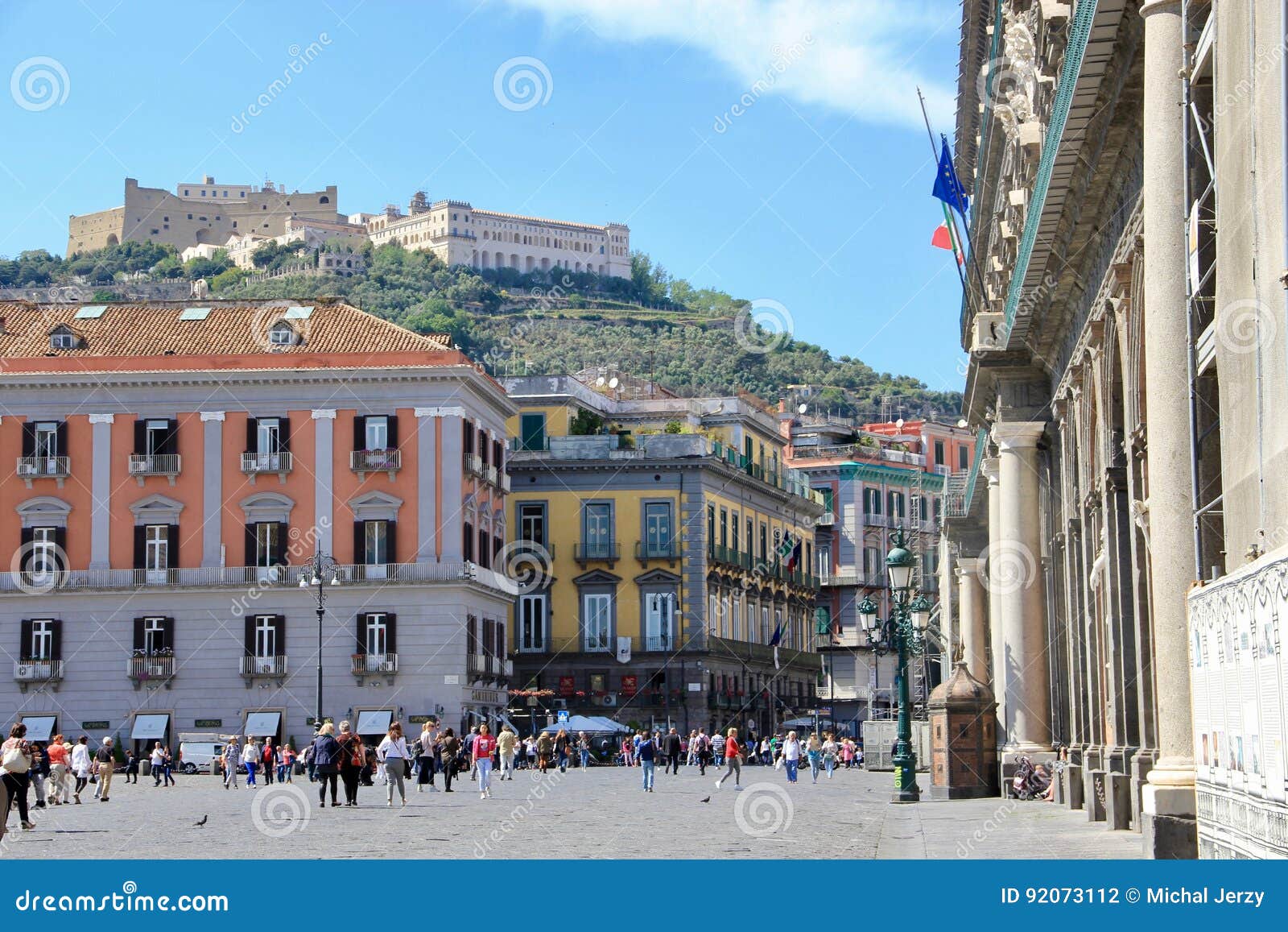 Naples, Old Town, Italy editorial photography. Image of tourist - 92073112