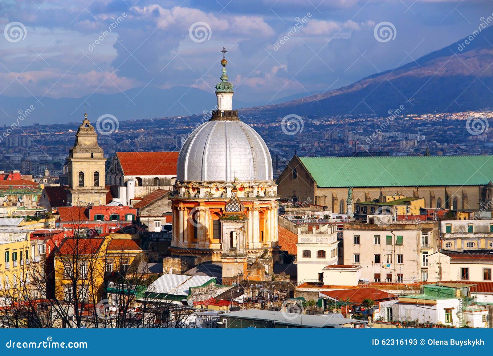 Naples old town, Italy stock image. Image of europe, mediterranean ...