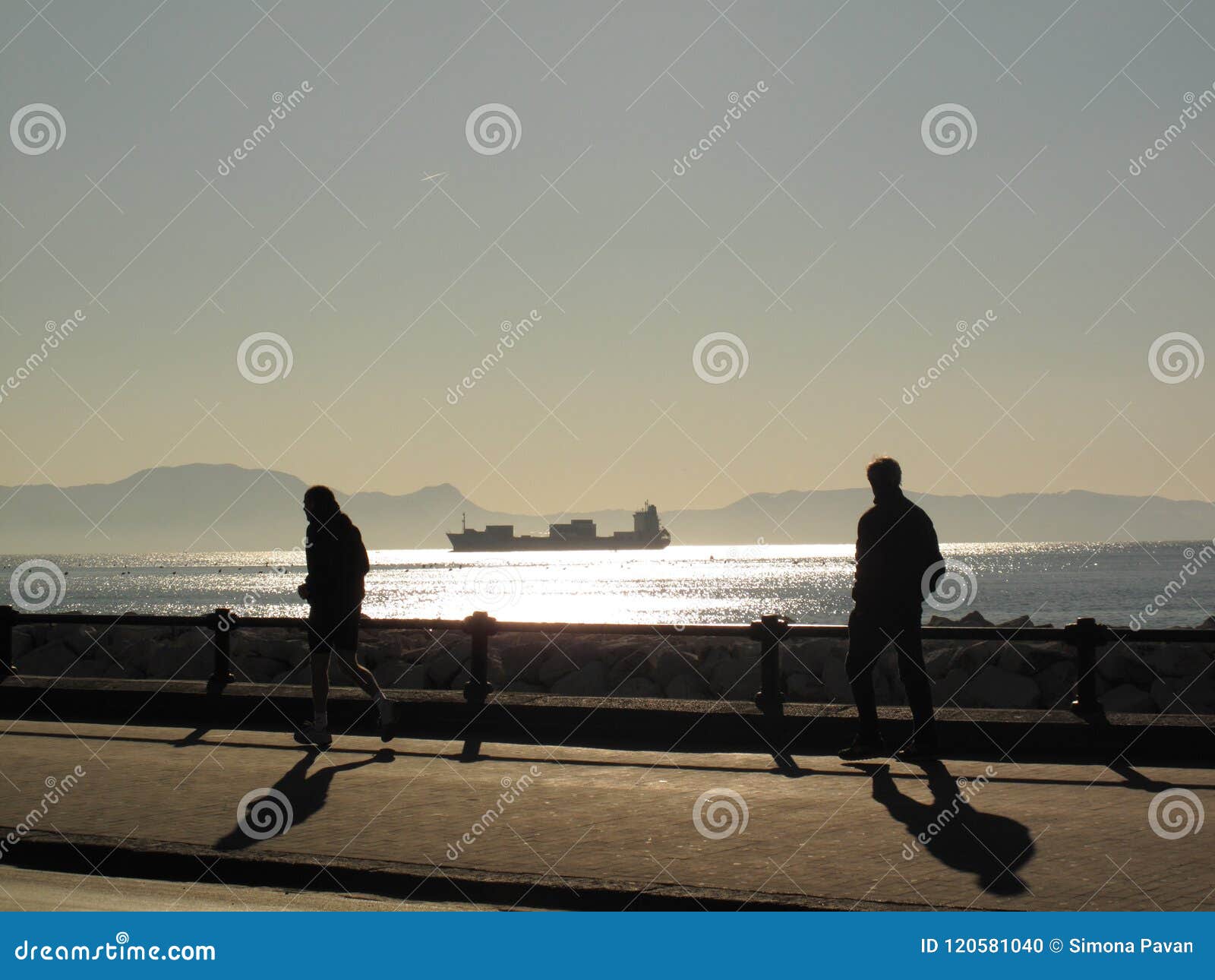 Naples,people in Lungomare Caracciolo Editorial Image - Image of coast ...