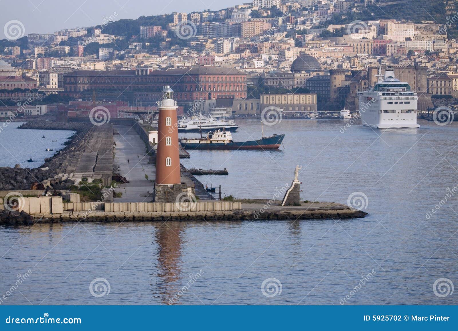 Naples Port stock photo. Image of port, naples, ship, napoli - 5925702