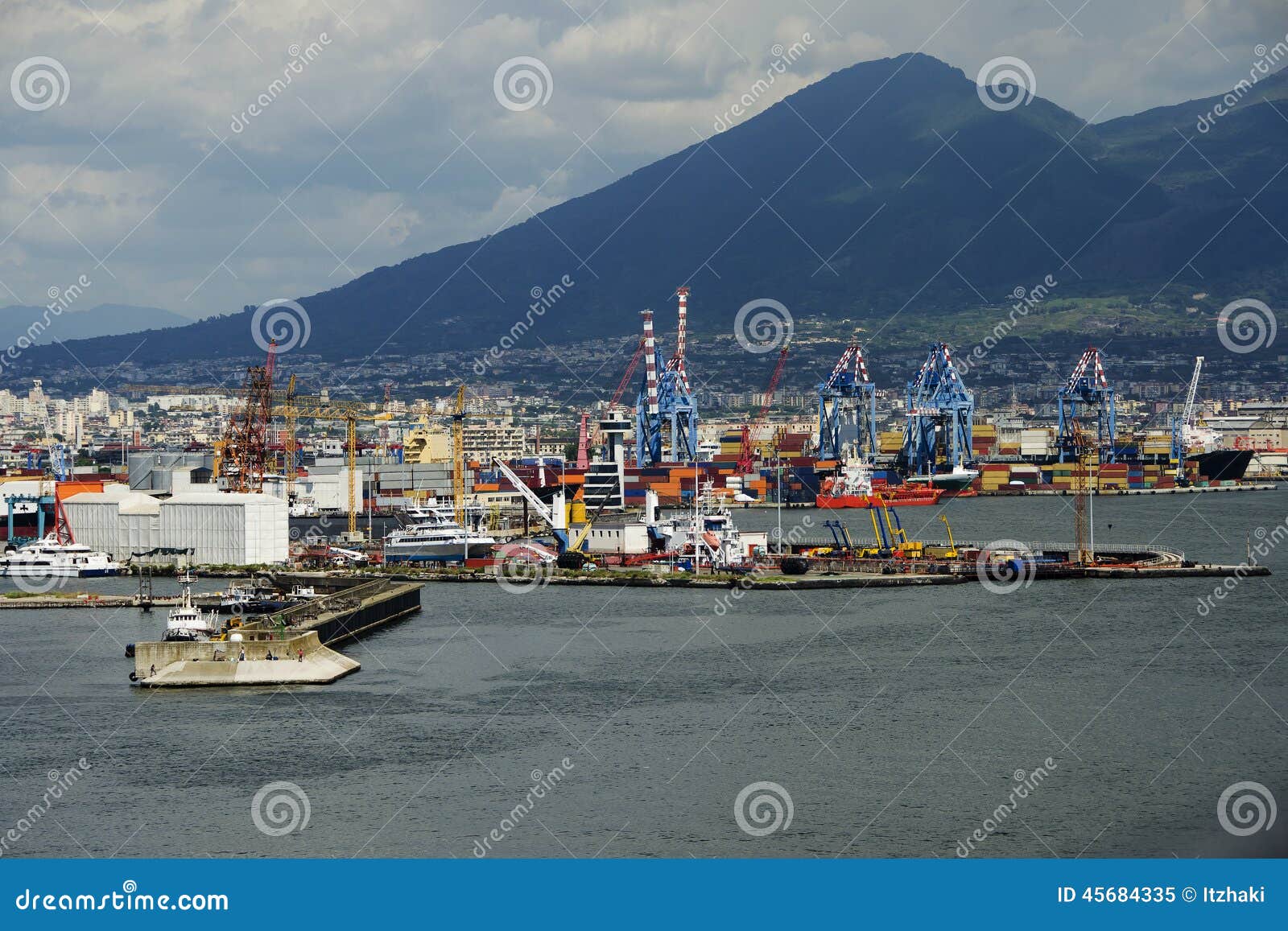 Naples port stock image. Image of mediterranean, journey - 45684335