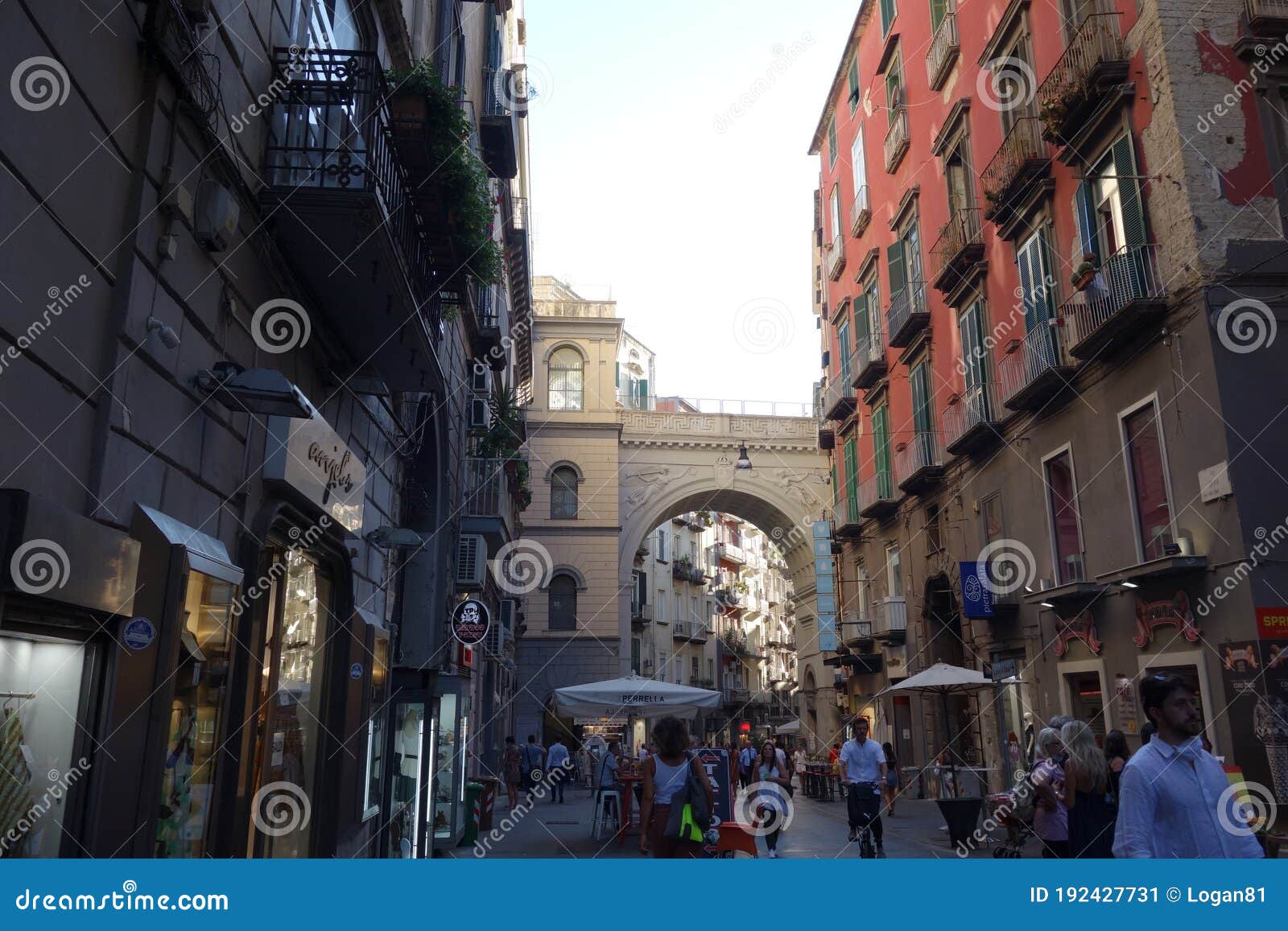 Naples Street View in Italy Editorial Photo - Image of city, castle ...