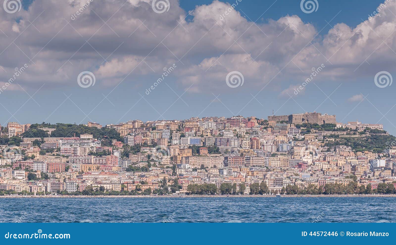 Naples waterfront stock photo. Image of water, view, destination - 44572446