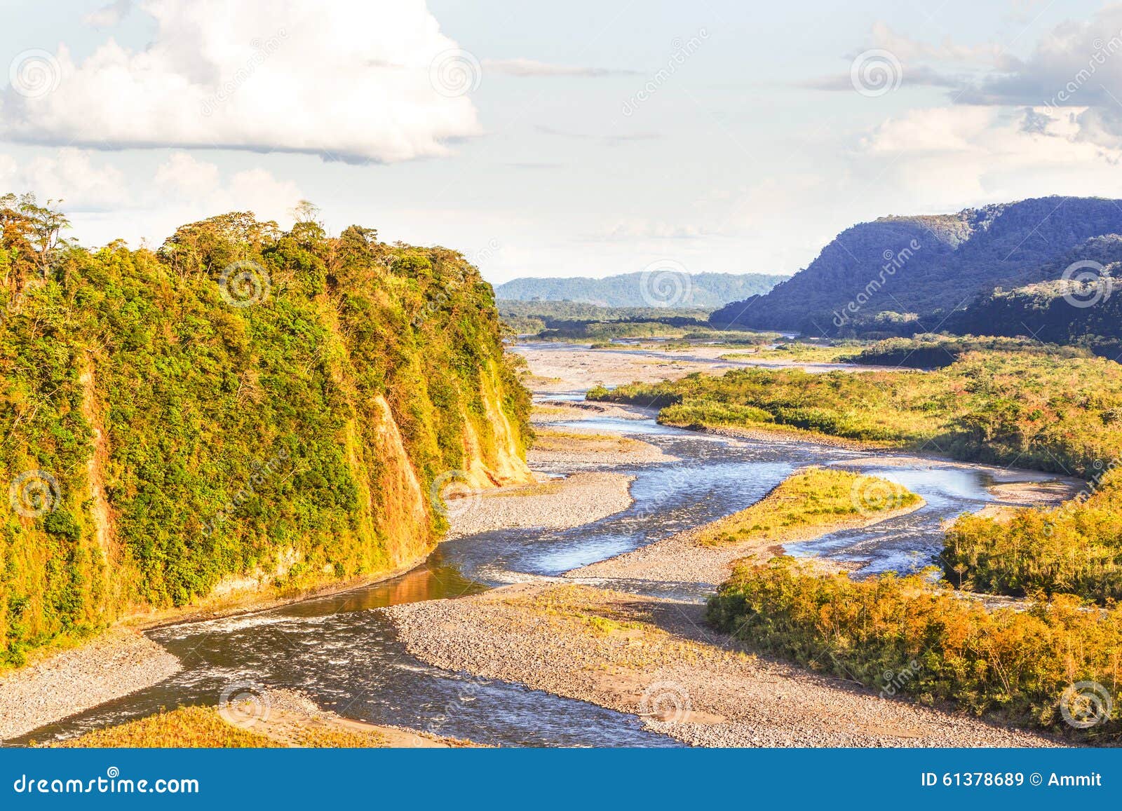 Napo River in Ecuador stock image. Image of horizontal - 61378689