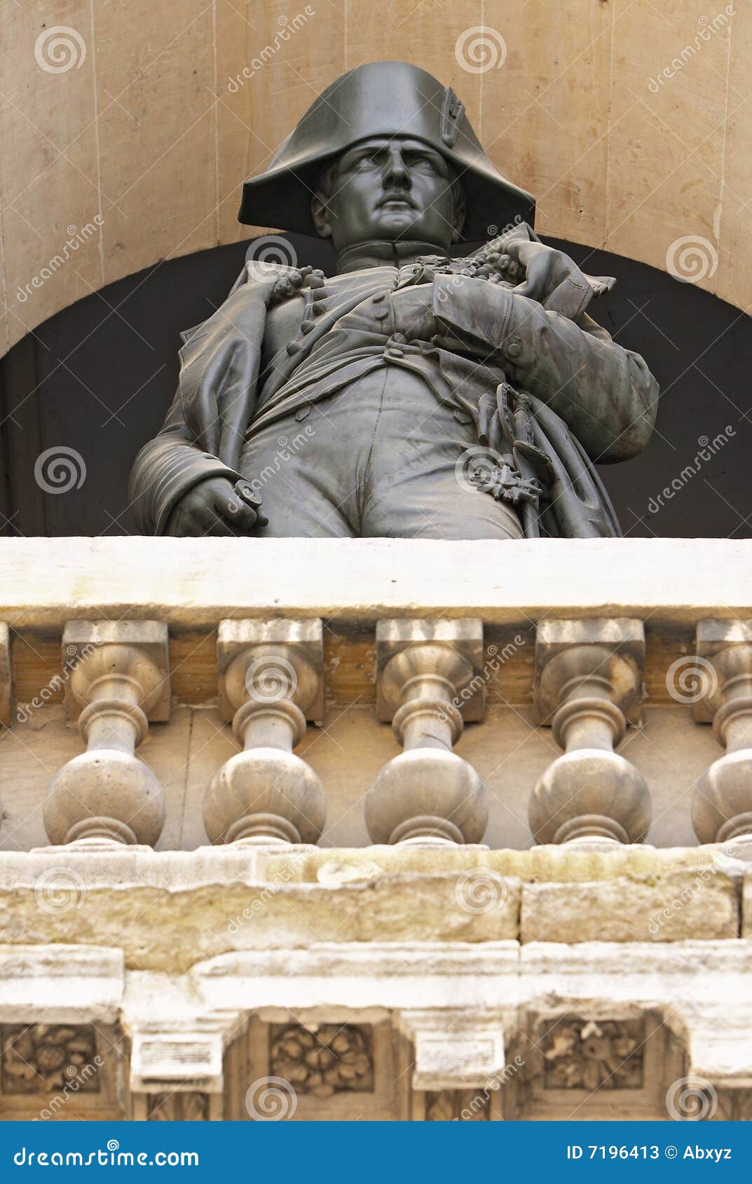 Napoleon Bonaparte Statue At Les Invalides Royalty-Free Stock Photo ...