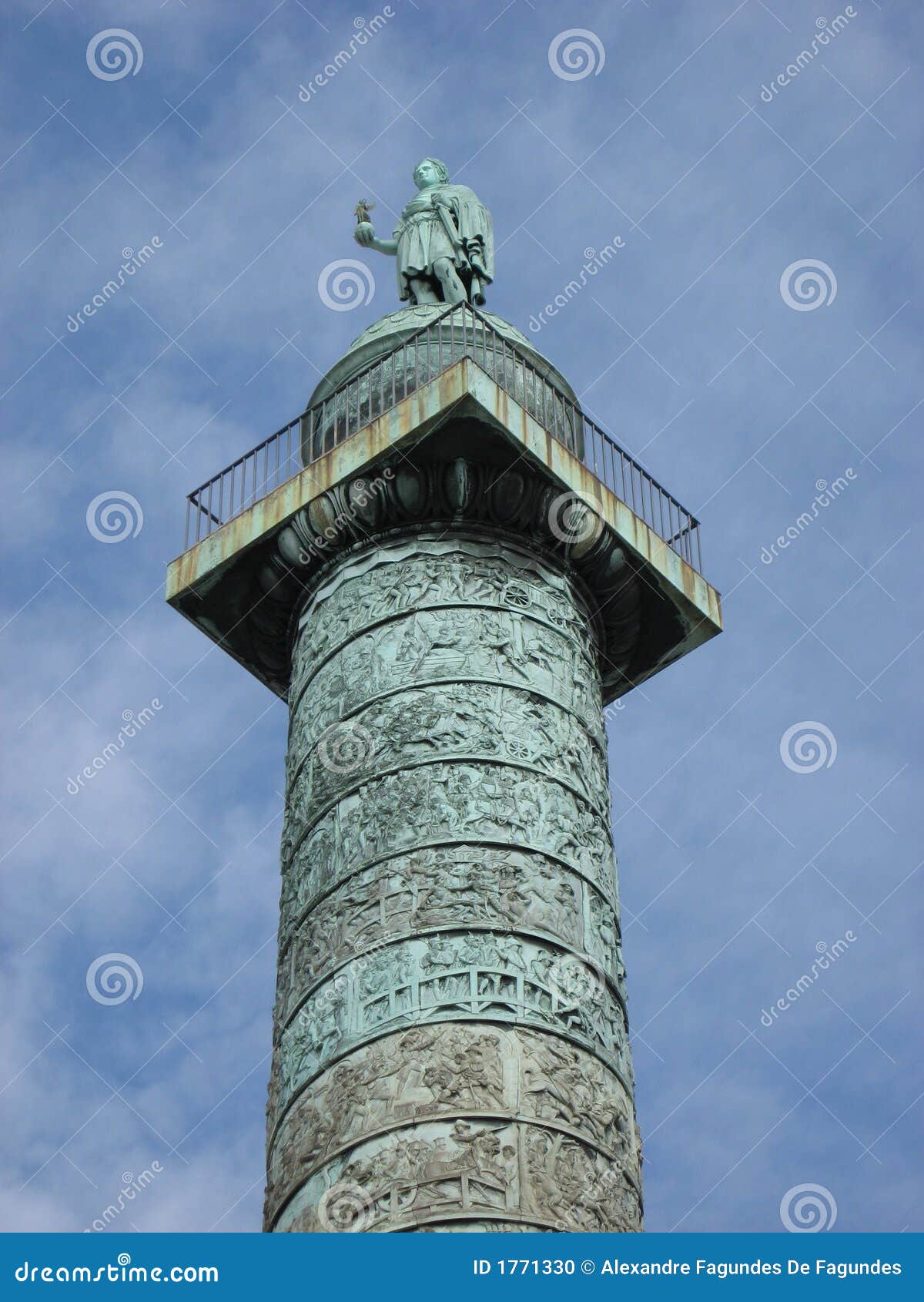 Napoleon Column Paris stock photo. Image of france, sculpture - 1771330