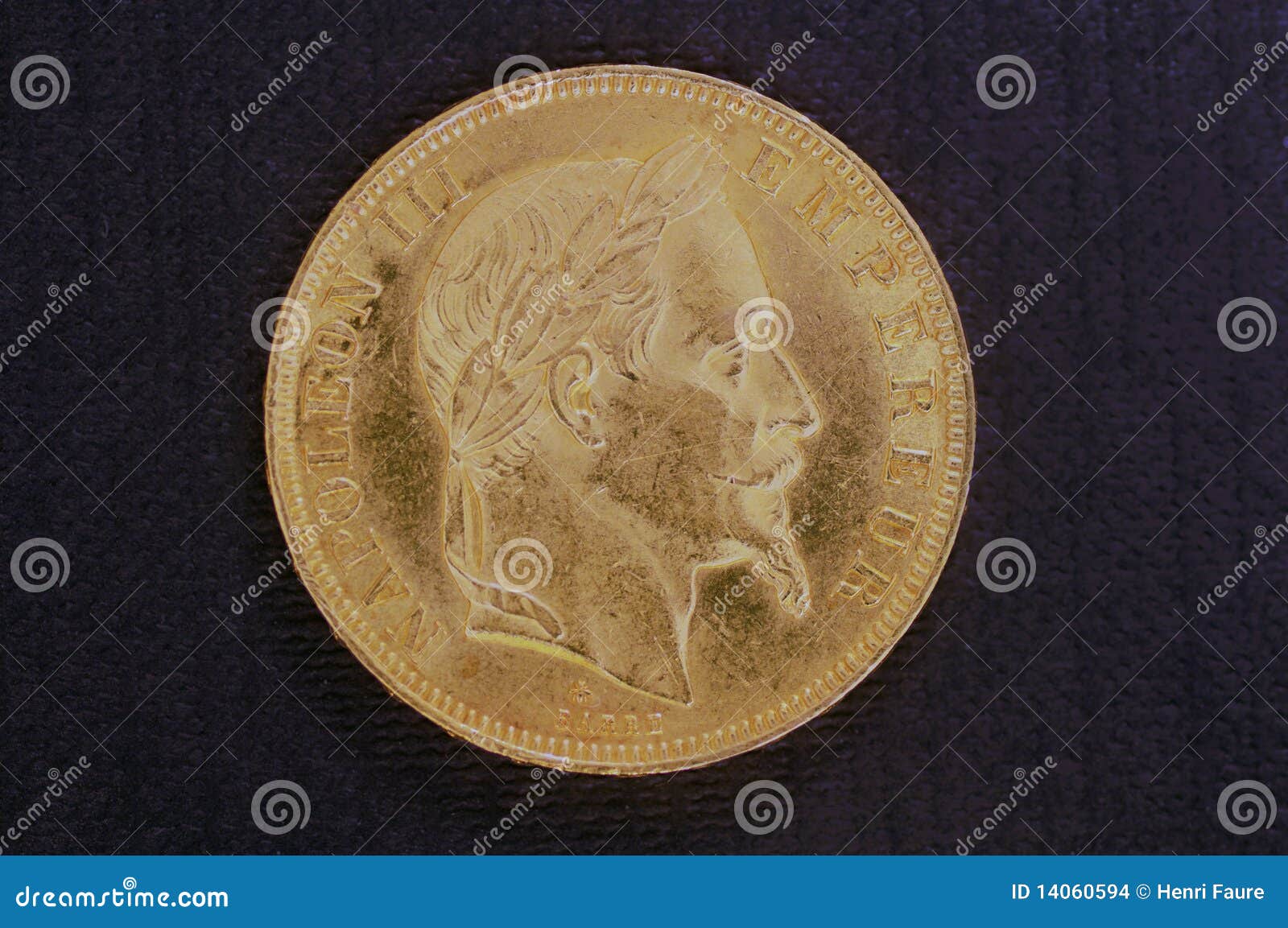 Napoleon gold coin stock photo. Image of finance, gold - 14060594
