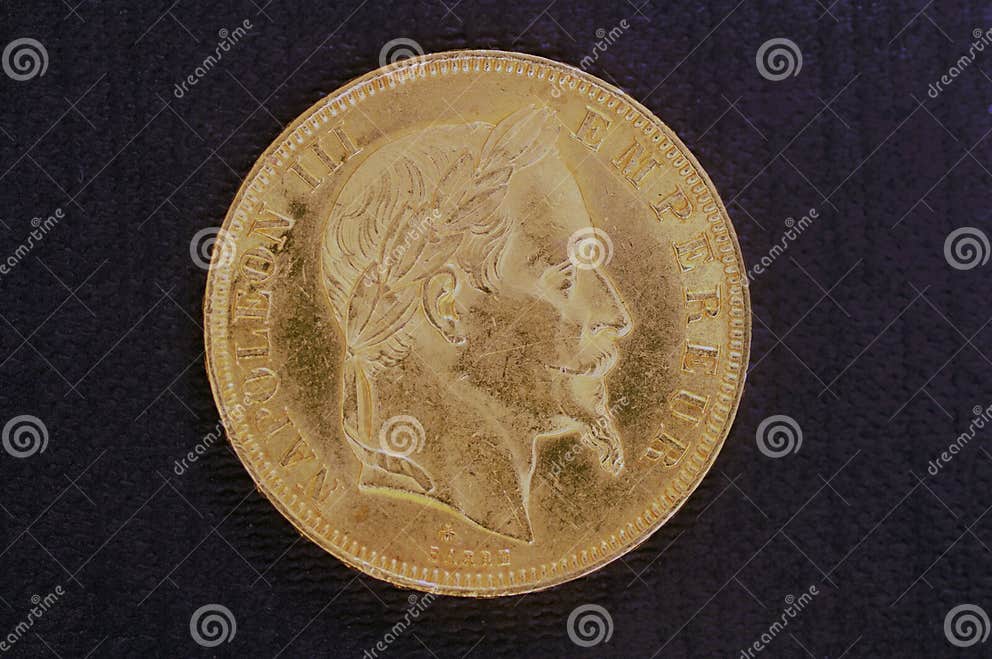 Napoleon gold coin stock photo. Image of finance, gold - 14060594