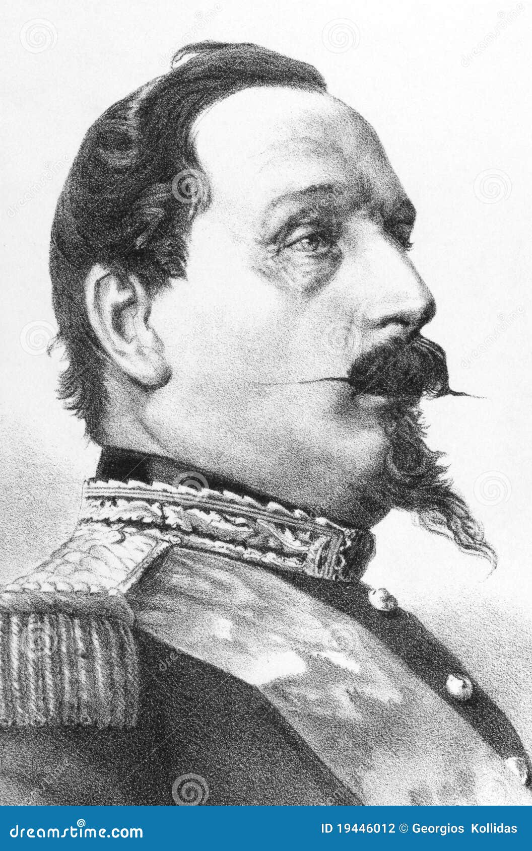 Napoleon III photographie éditorial. Illustration du personne - 19446012
