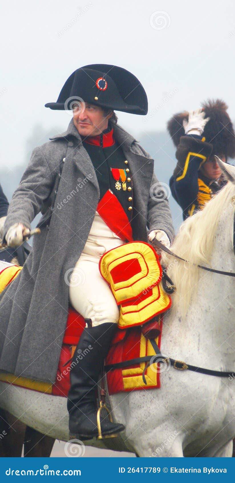 Napoleon Riding a Horse at Historical Reenactment Editorial Stock Image ...