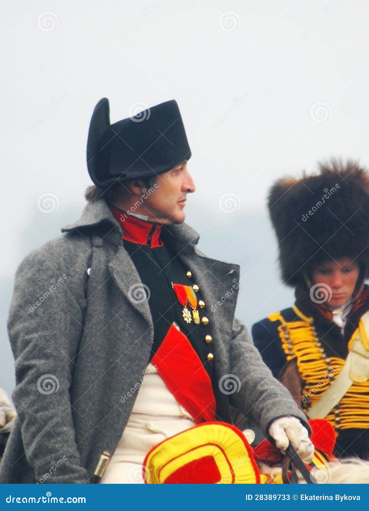 Napoleon Riding a Horse at Historical Reenactment Editorial Stock Photo ...