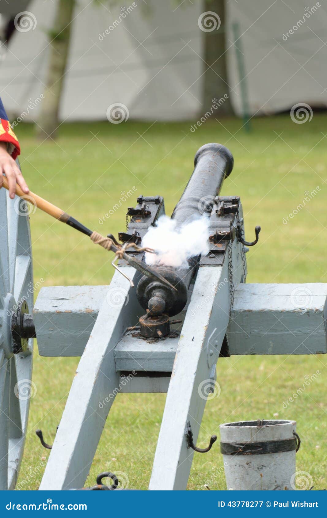 Cannon Being Fired Stock Image | CartoonDealer.com #212083