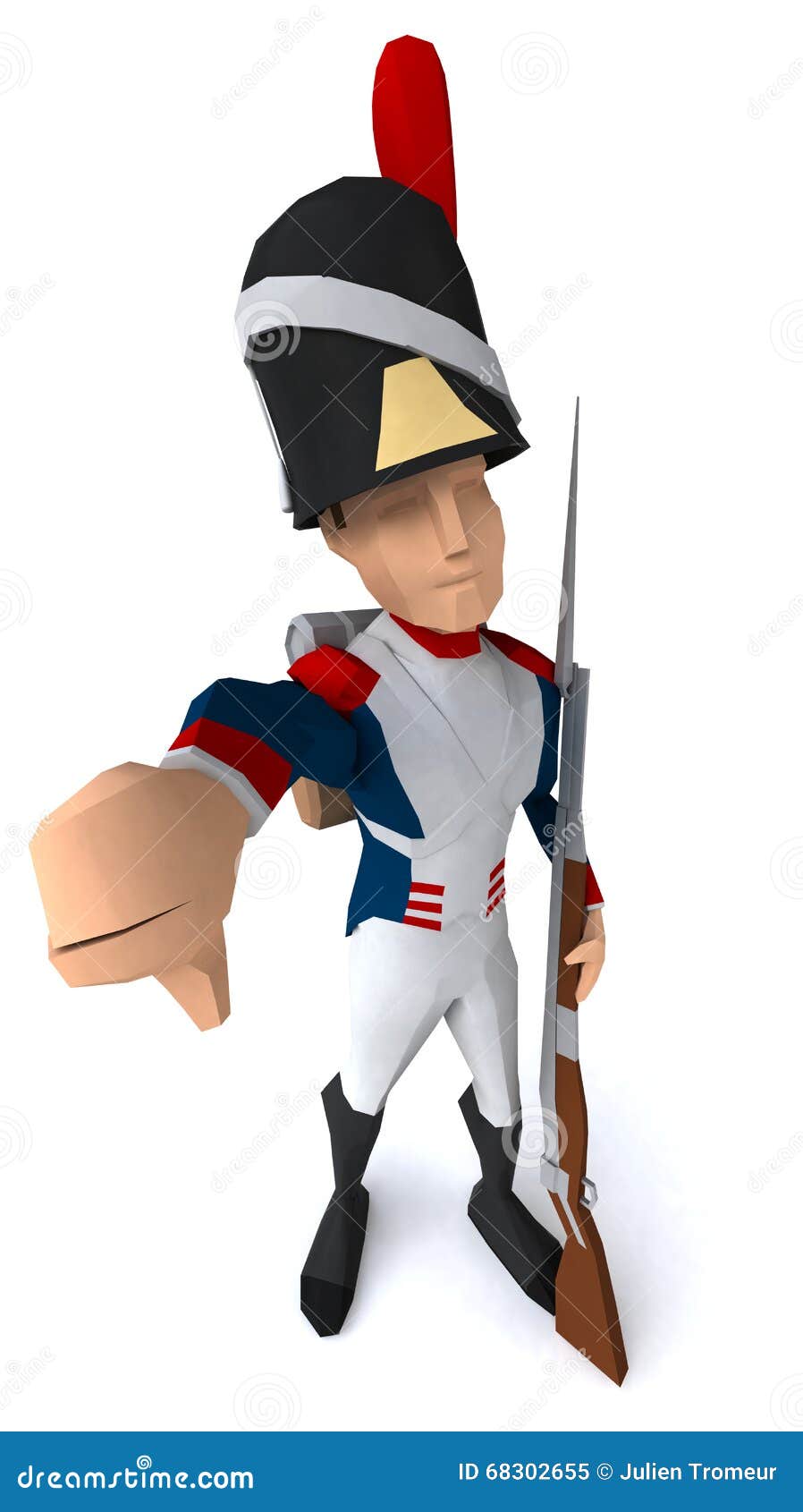 Napoleonic grenadier stock illustration. Illustration of empire - 68302655