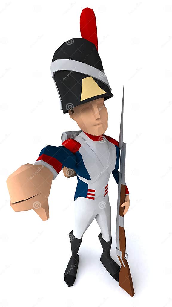 Napoleonic grenadier stock illustration. Illustration of empire - 68302655