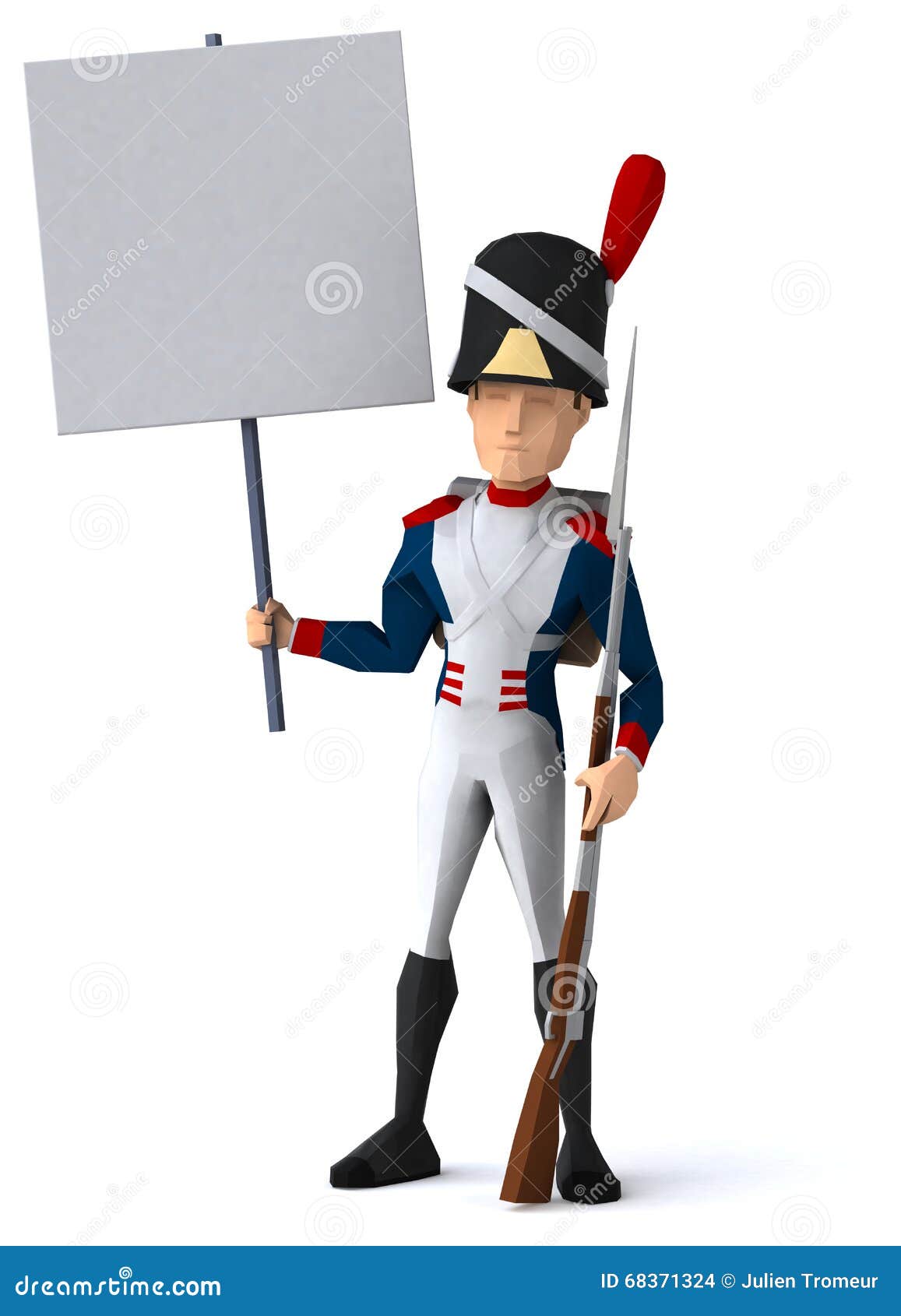 Napoleonic grenadier stock illustration. Illustration of bonaparte ...